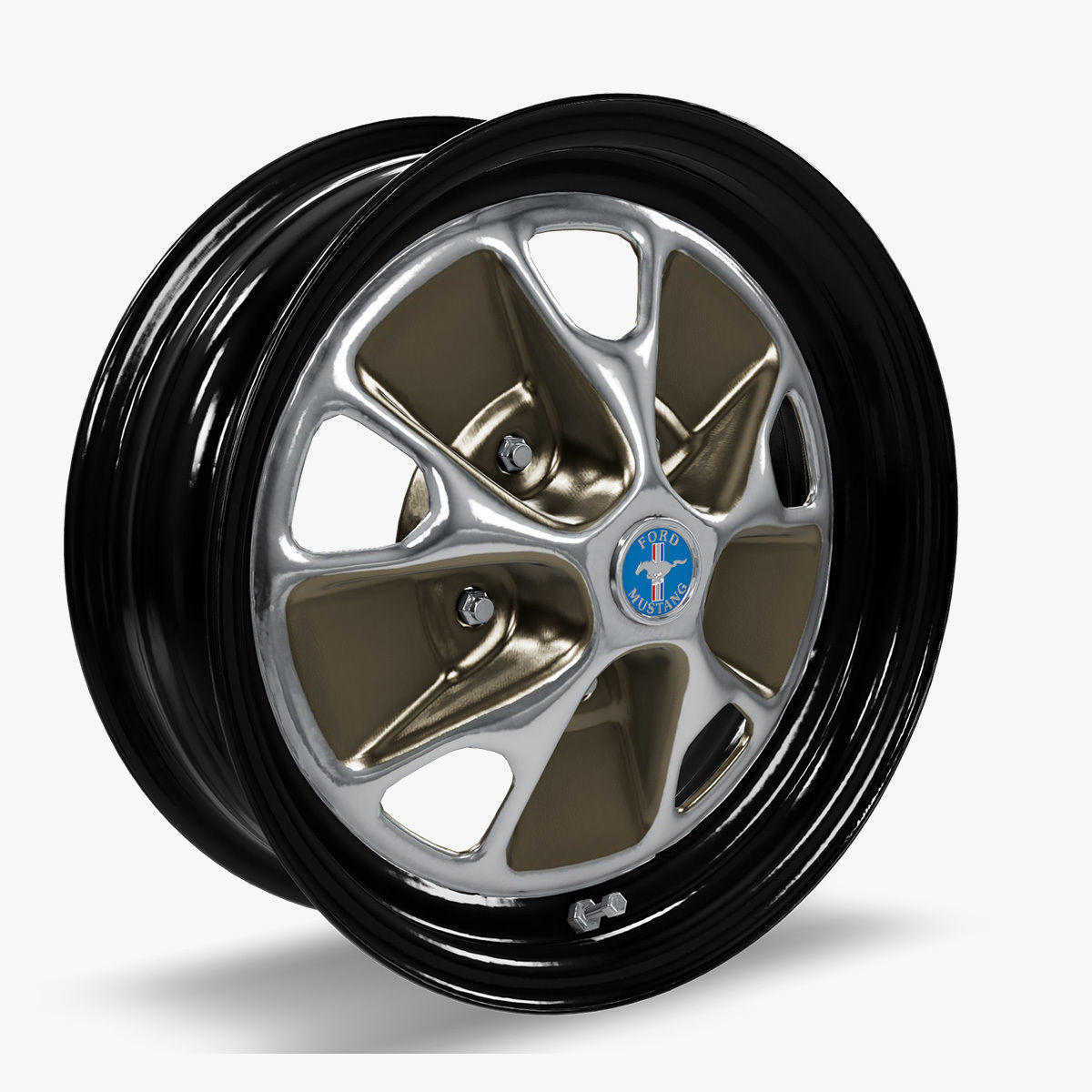 3D model Wheel Vintiques Styled Steel Wheel Style VR / AR / low-poly ...