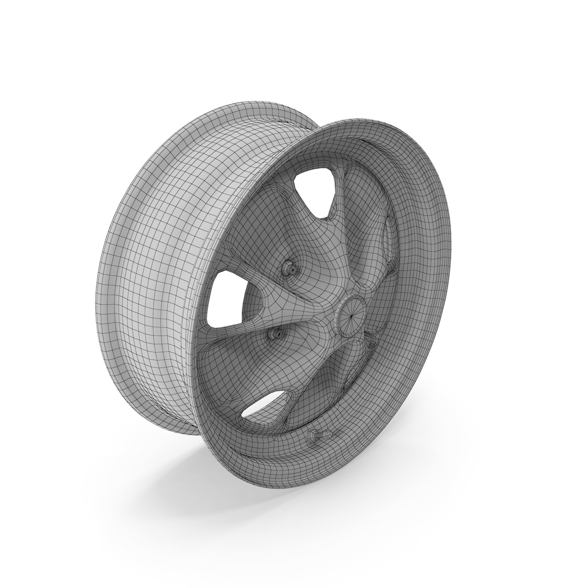 3D model Wheel Vintiques Styled Steel Wheel Style VR / AR / low-poly ...