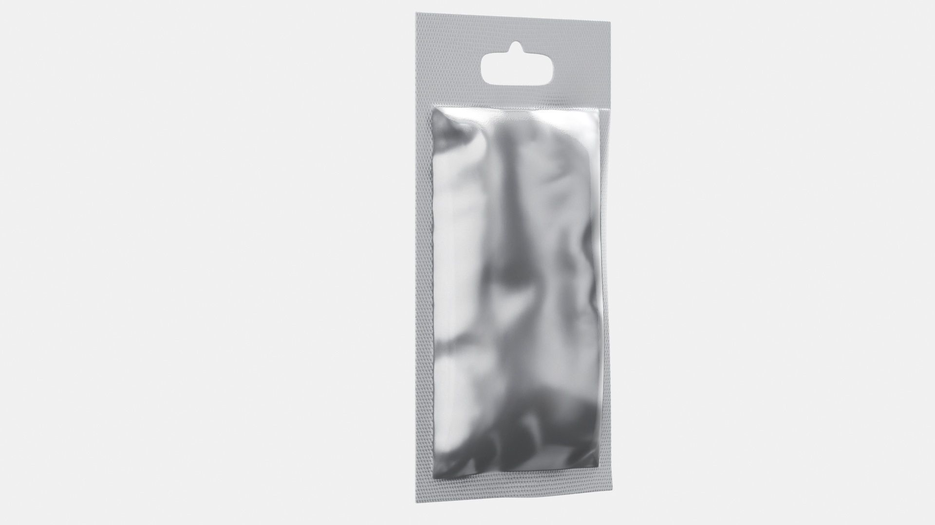 metallic sachet 3D model | CGTrader