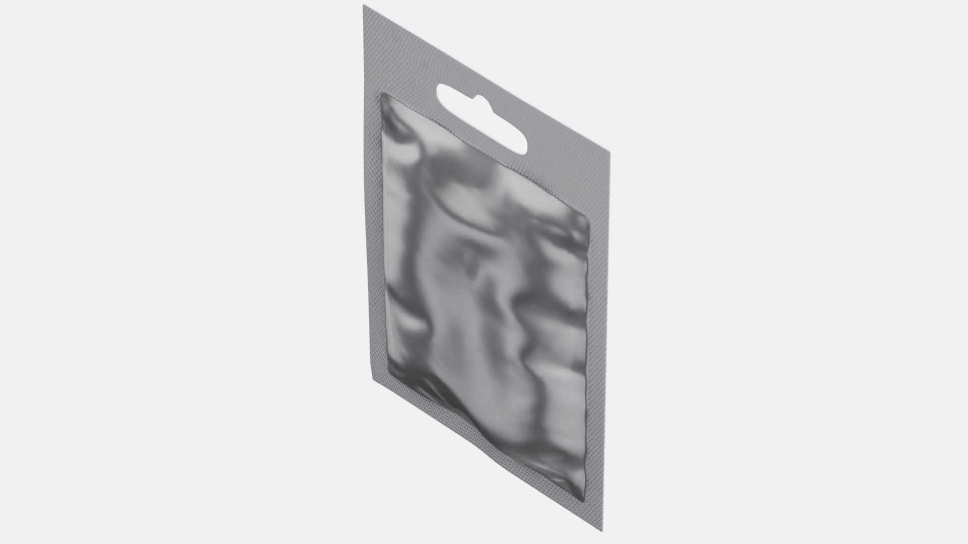 metallic sachet 3D model | CGTrader