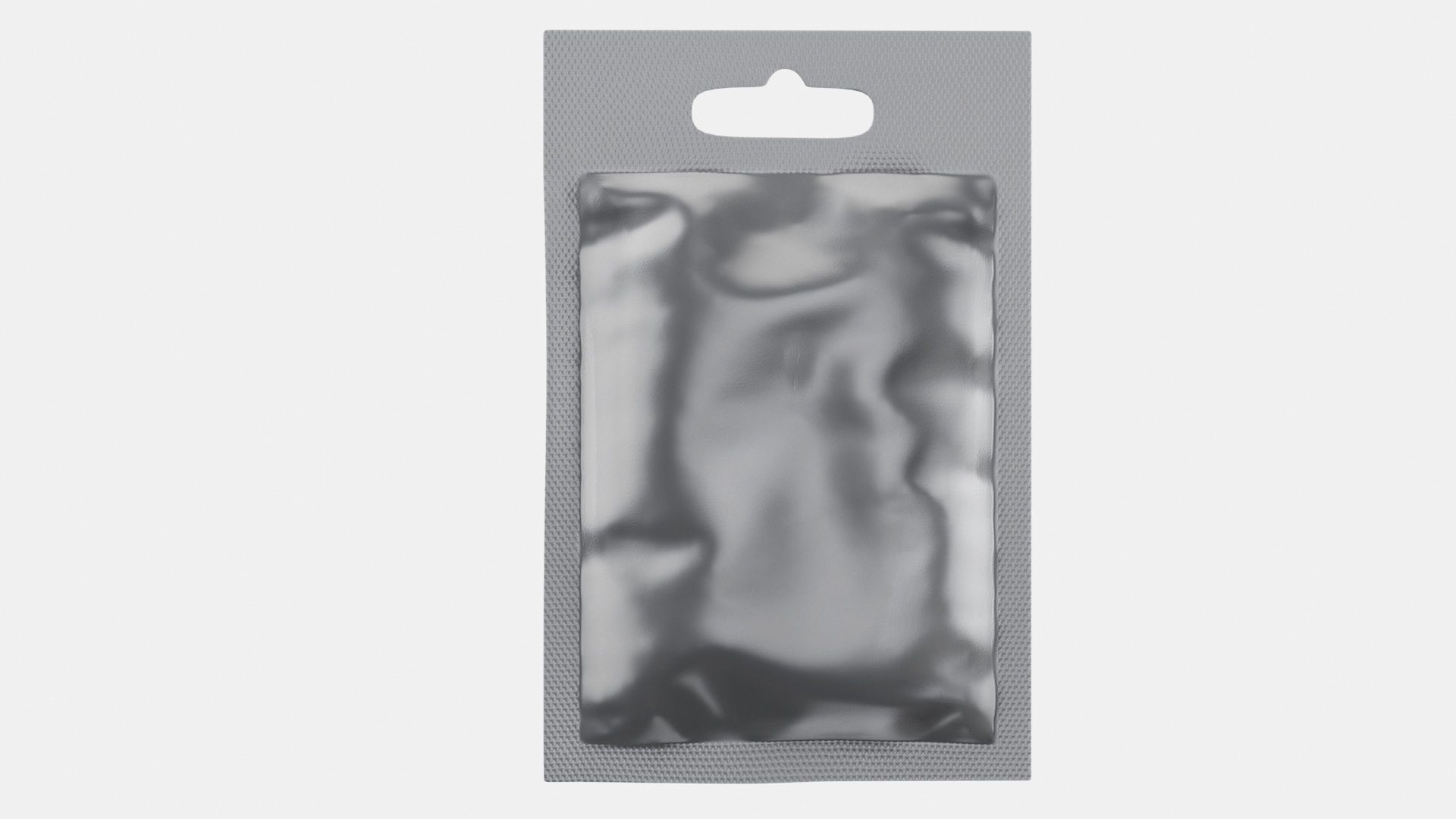 metallic sachet 3D model | CGTrader