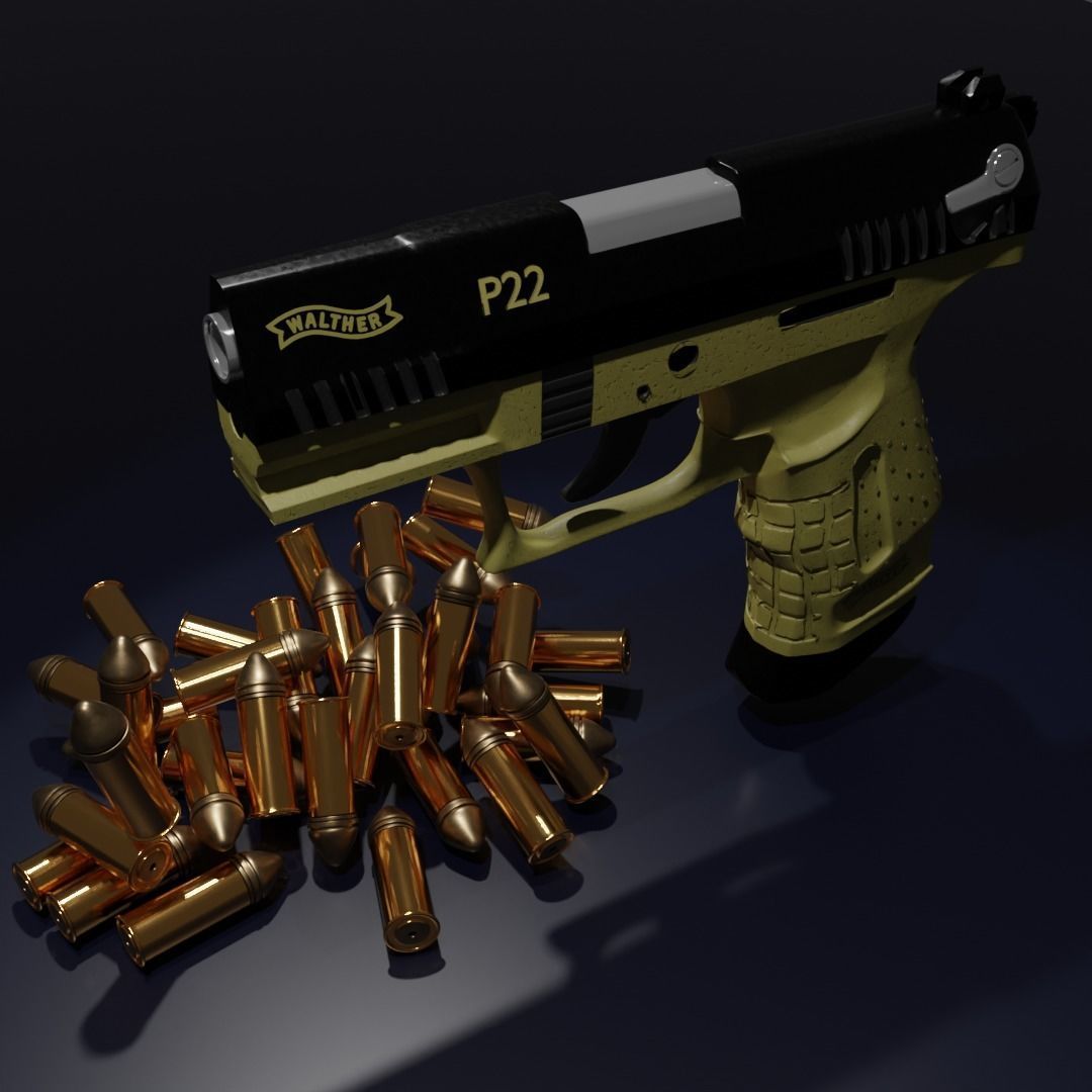 walther p22 3D model | CGTrader