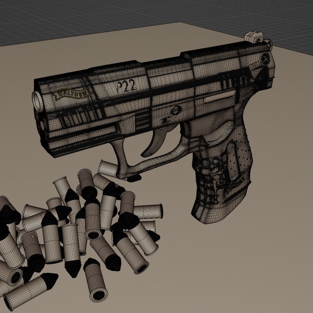 walther p22 3D model | CGTrader