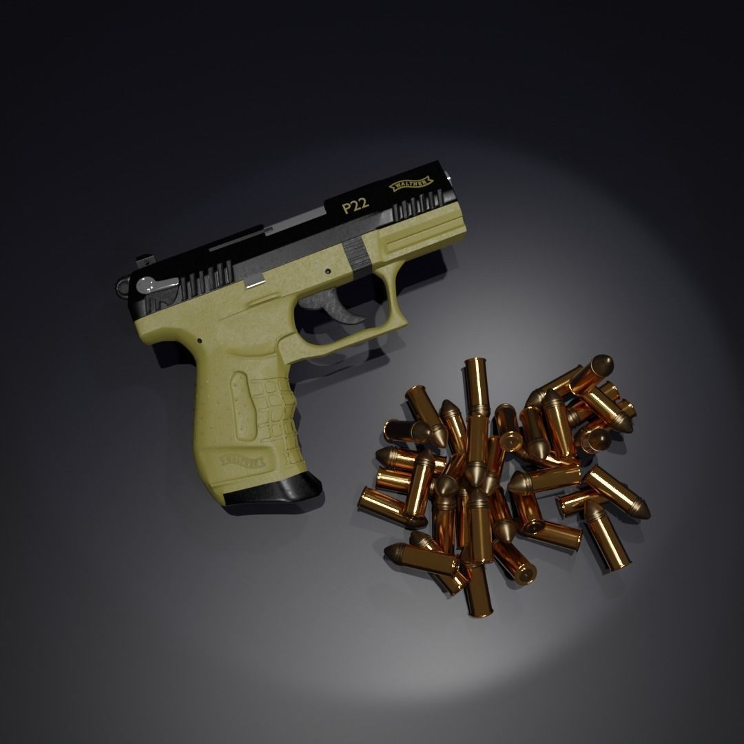 walther p22 3D model | CGTrader
