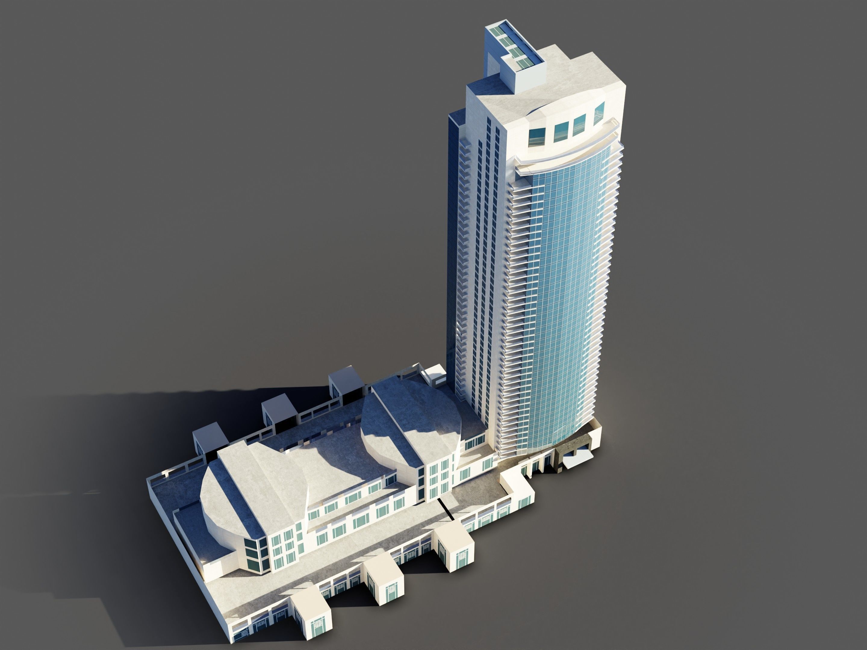 The Residences Tower 1 - Dubai 3D model | CGTrader