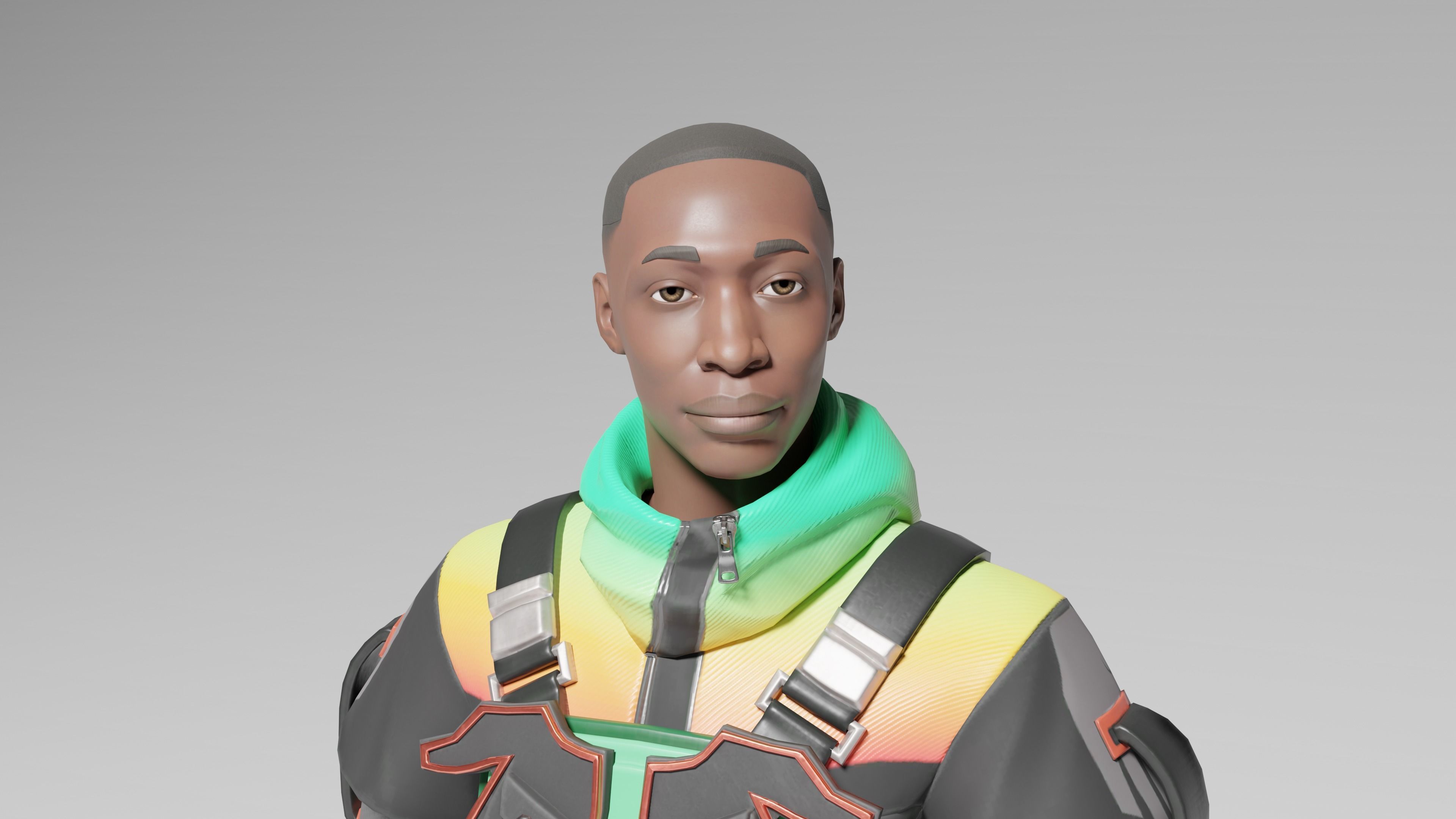 Khaby Lame Skin Rigged 3D model rigged | CGTrader