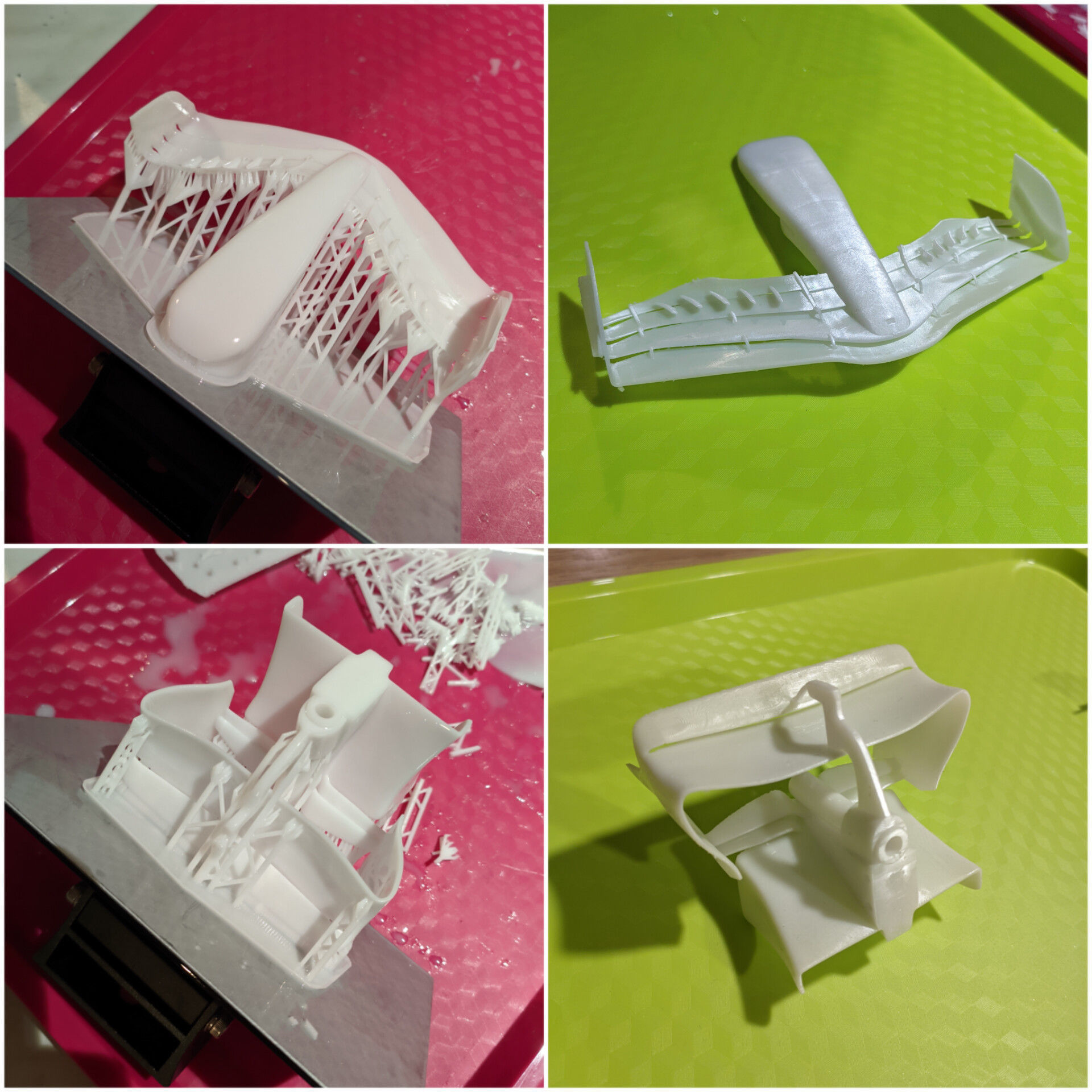 Ferrari SF23 front and rear wing for hat 3D model 3D printable | CGTrader