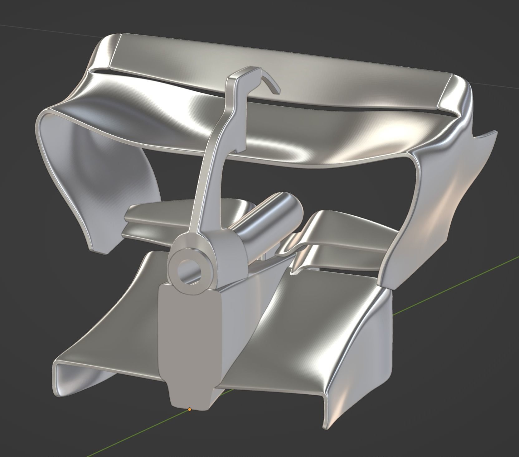 Ferrari SF23 front and rear wing for hat 3D model 3D printable | CGTrader