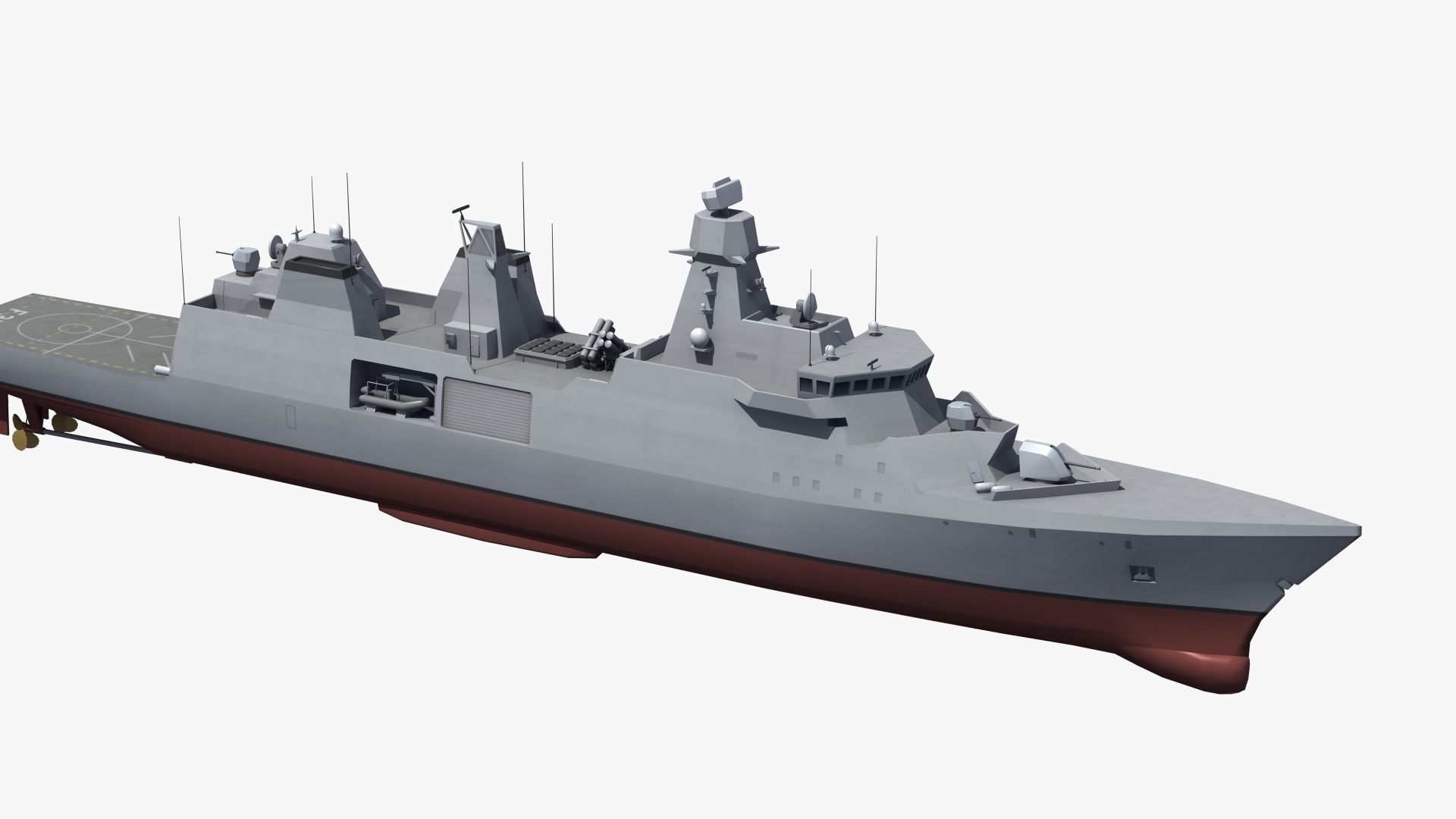 3D model HMS Active Type 31 Frigate LD1 VR / AR / low-poly | CGTrader