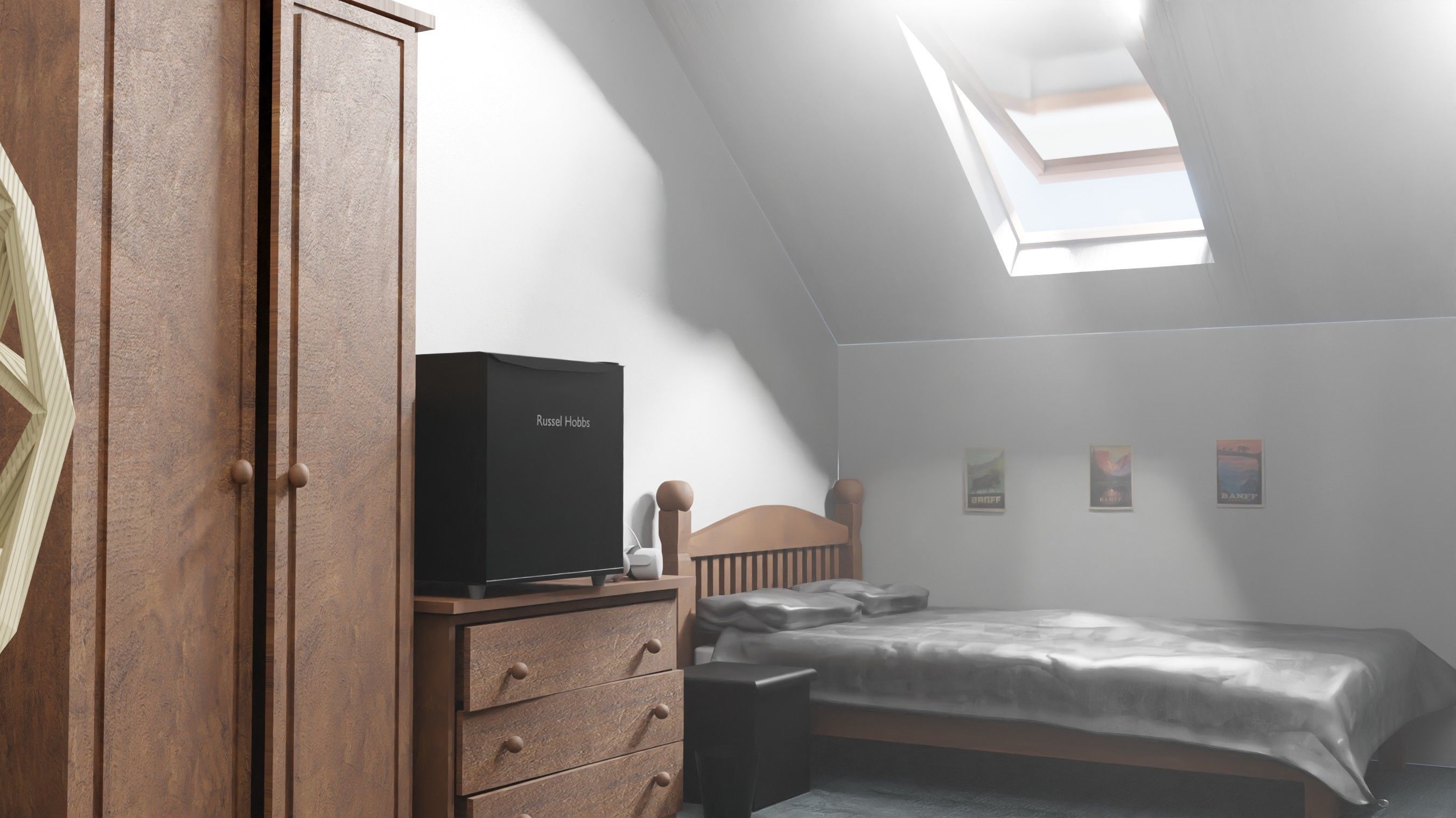 Attic Render 3D model animated | CGTrader