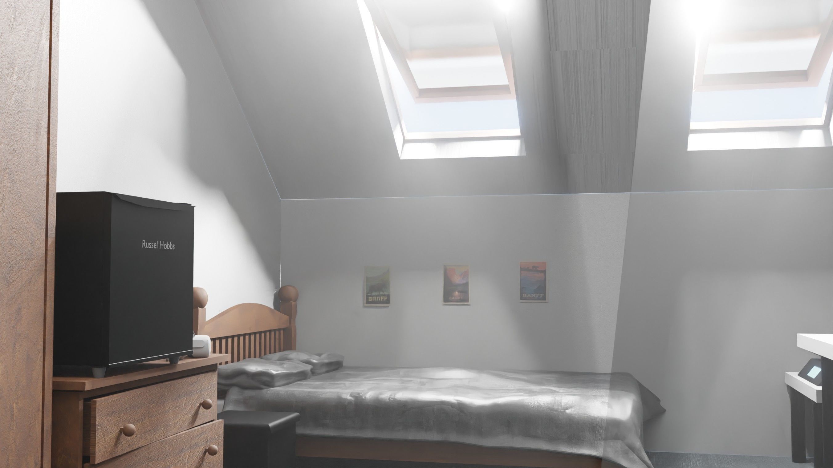 Attic Render 3D model animated | CGTrader