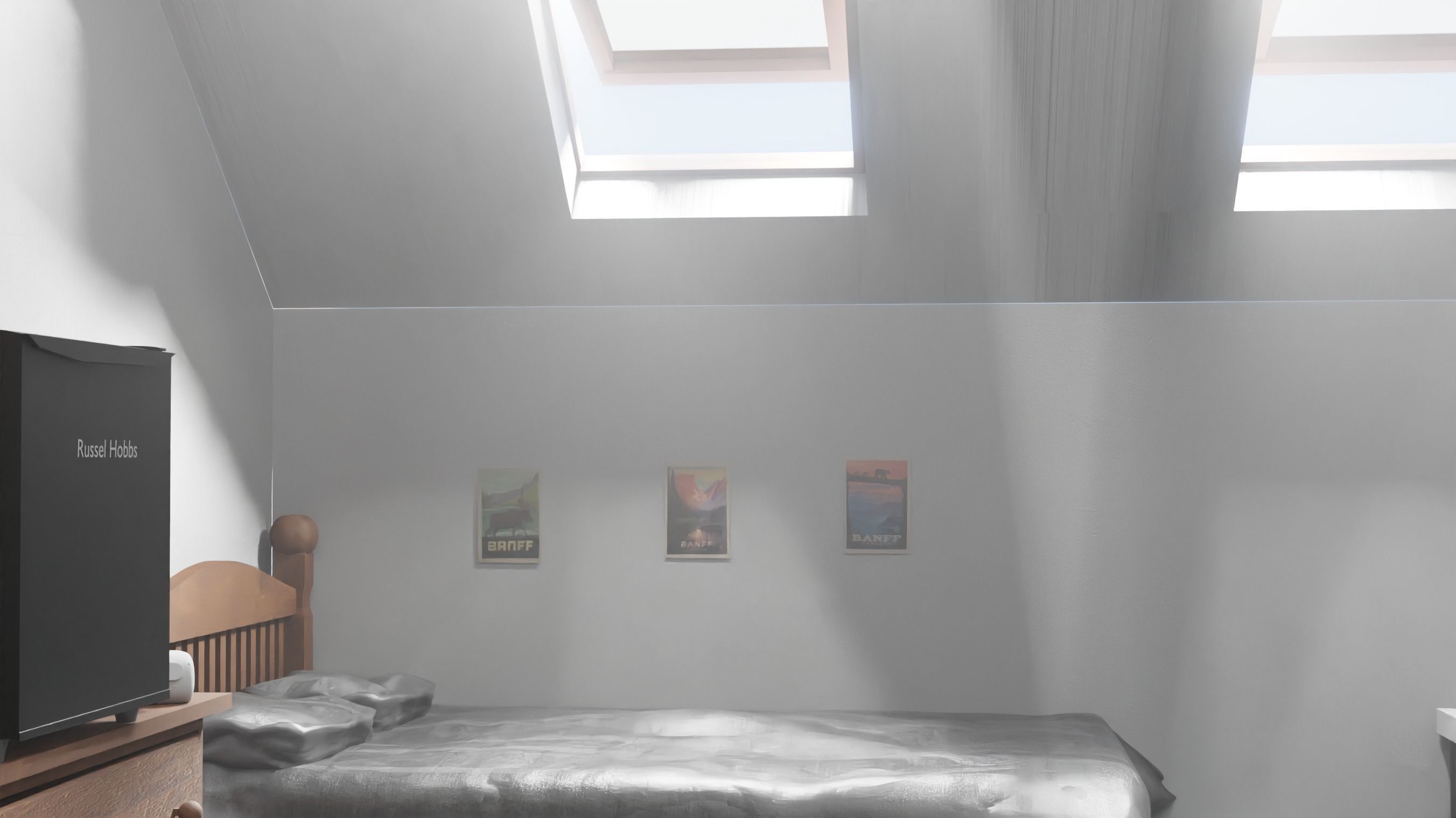 Attic Render 3D model animated | CGTrader