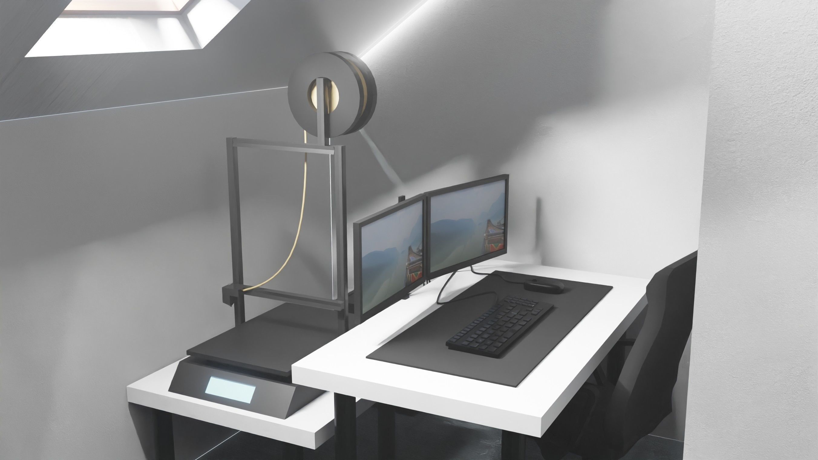 Attic Render 3D model animated | CGTrader