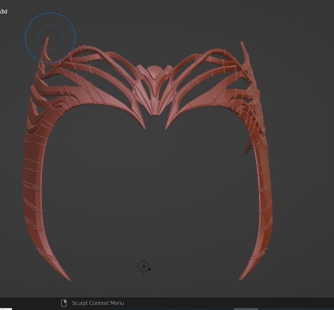 Scarlet witch Tiara 3d printable 3D model 3D printable | CGTrader