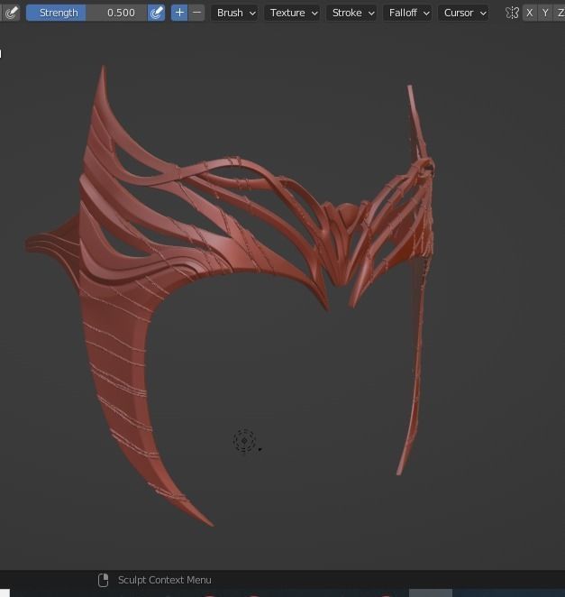 Scarlet witch Tiara 3d printable 3D model 3D printable | CGTrader