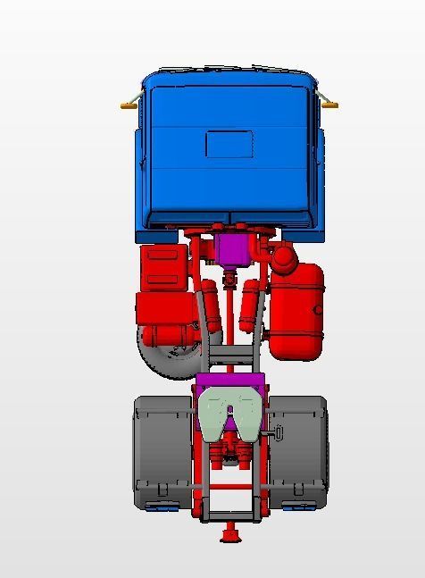 Truck Roman Diesel 4x2 MAN F8 3D model 3D printable | CGTrader