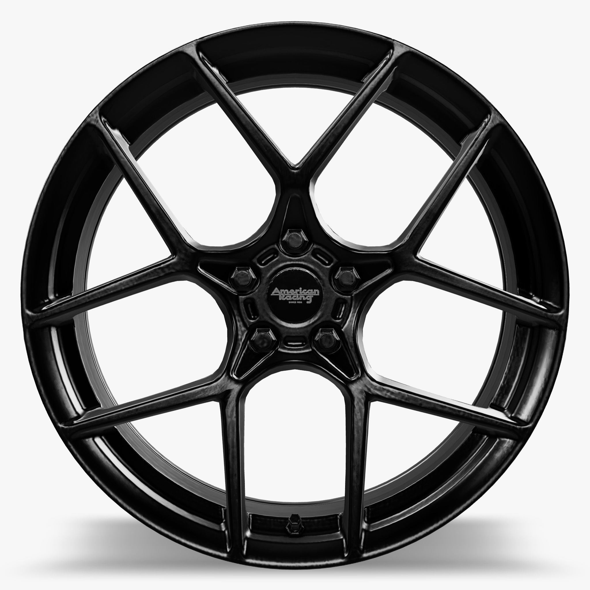 3D model American Racing AR924 Crossfire Wheel Satin Black VR / AR ...