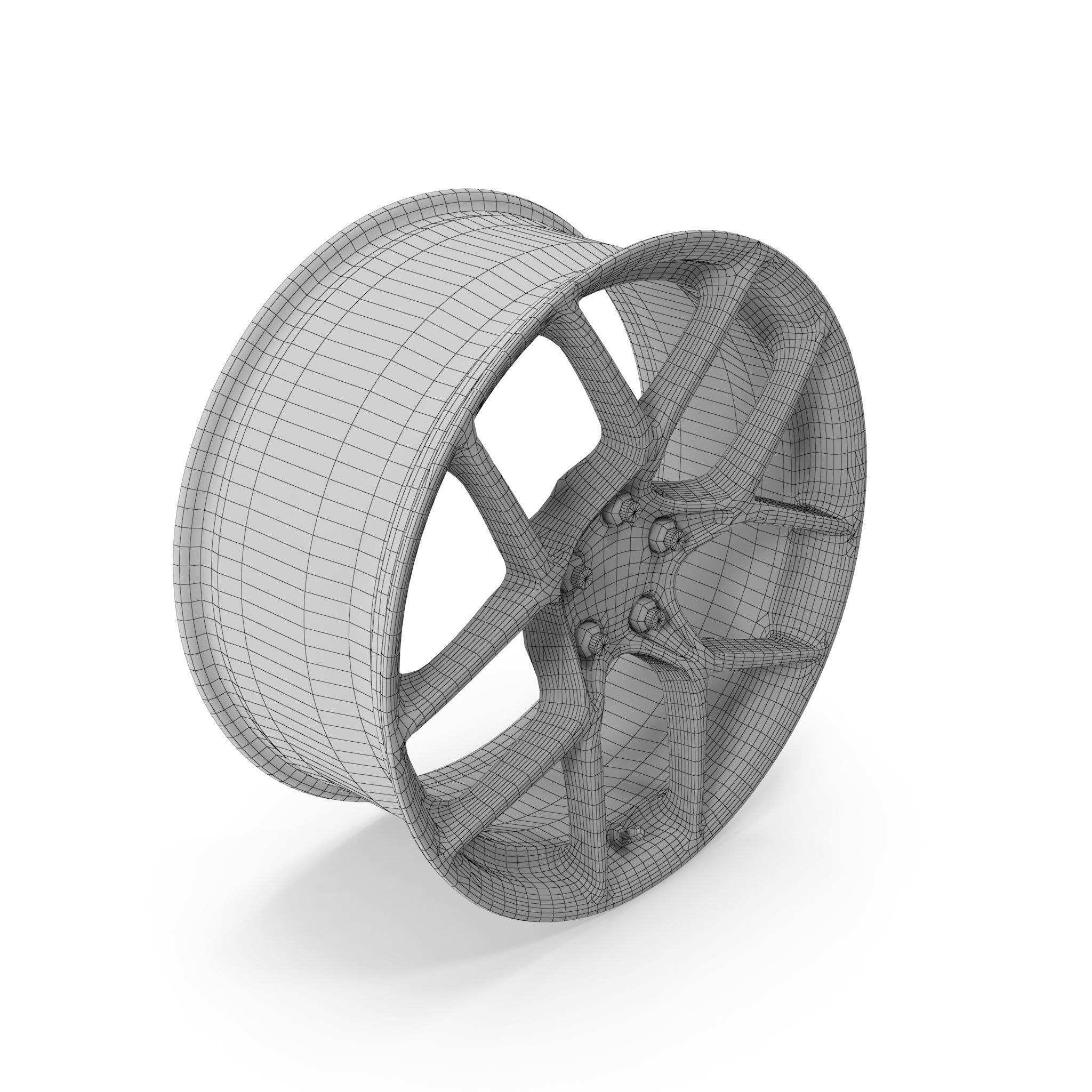 3D model American Racing AR924 Crossfire Wheel Satin Black VR / AR ...