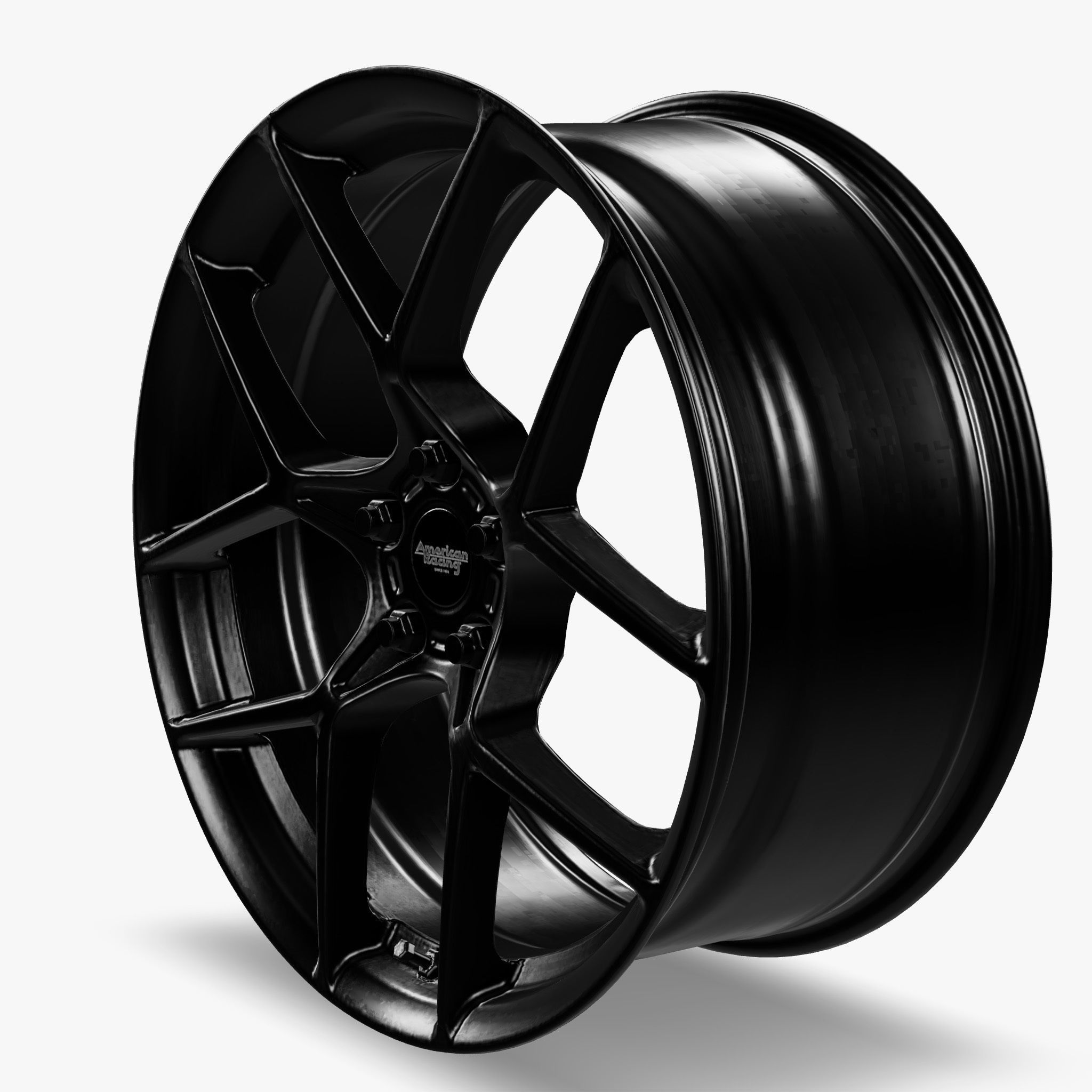 3D model American Racing AR924 Crossfire Wheel Satin Black VR / AR ...