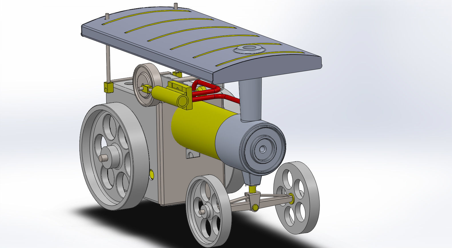 A SUPER SIMPLE TRACTION ENGINE 3D model | CGTrader