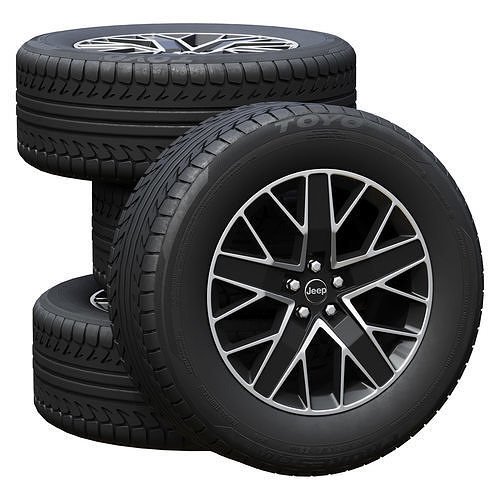 Jeep wheels 3D model | CGTrader