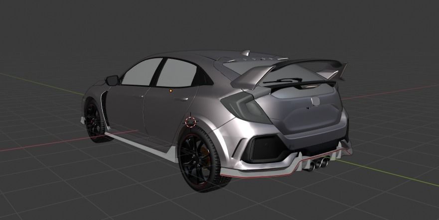 Honda Civic Type R Free 3d Model free 3D model | CGTrader