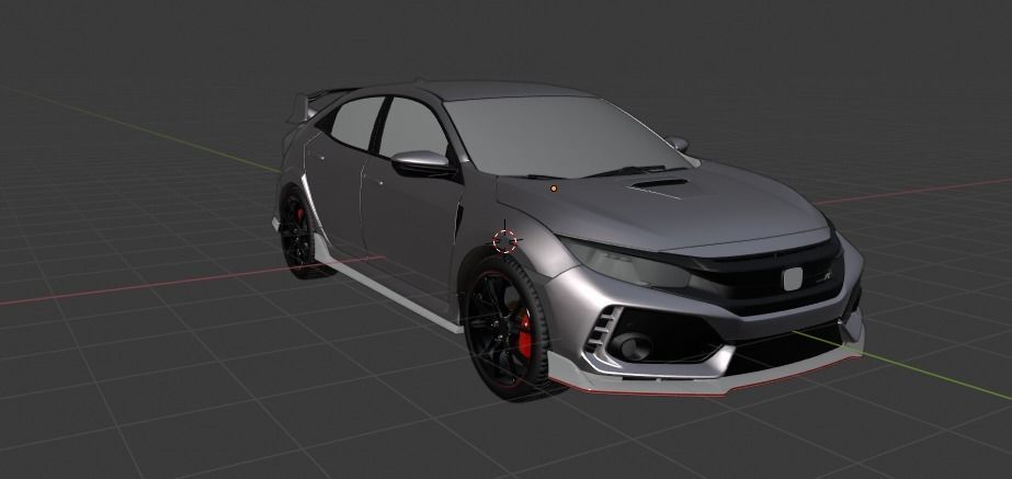 Honda Civic Type R Free 3d Model free 3D model | CGTrader