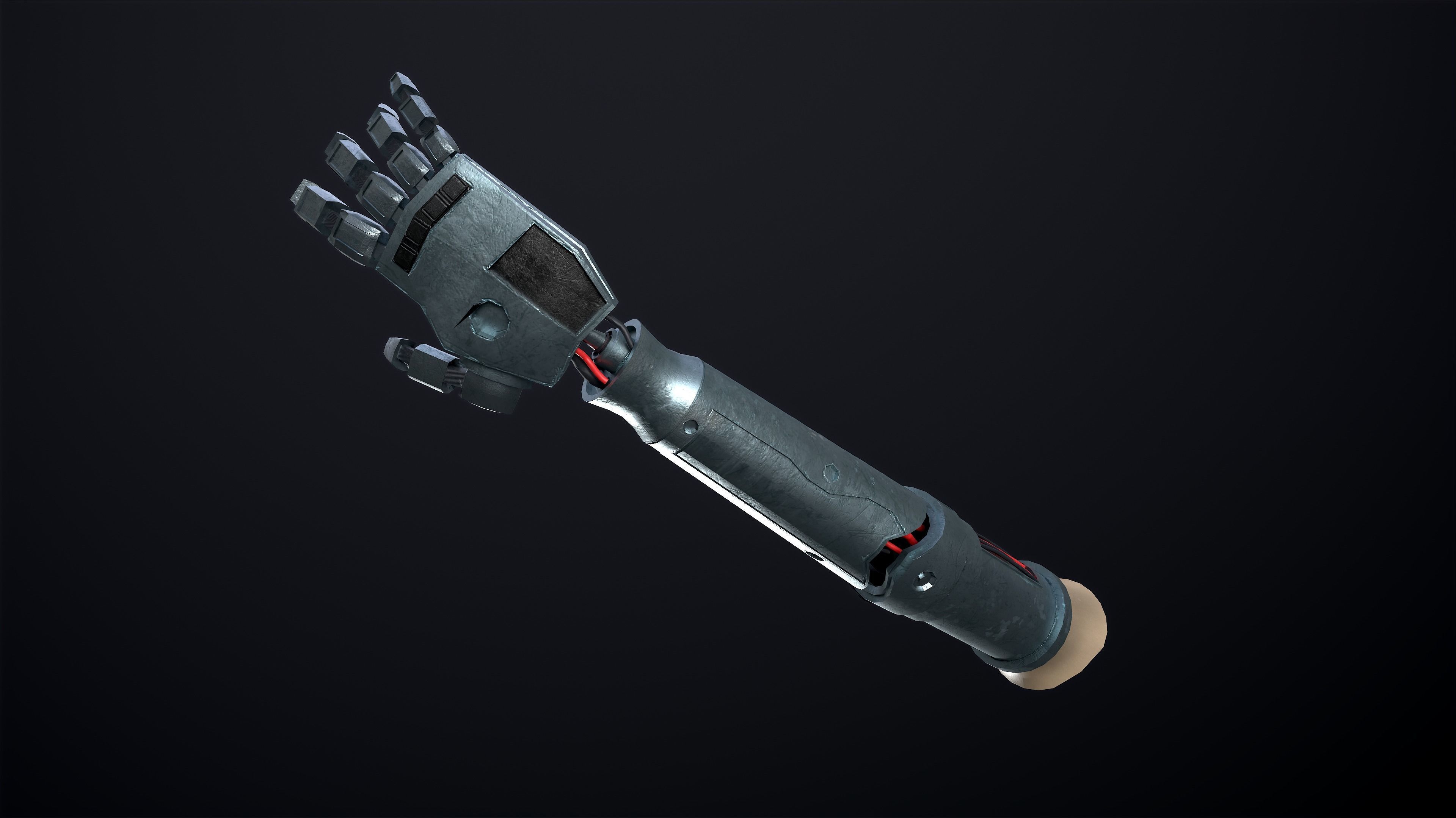 Robotic hand free VR / AR / low-poly 3D model | CGTrader