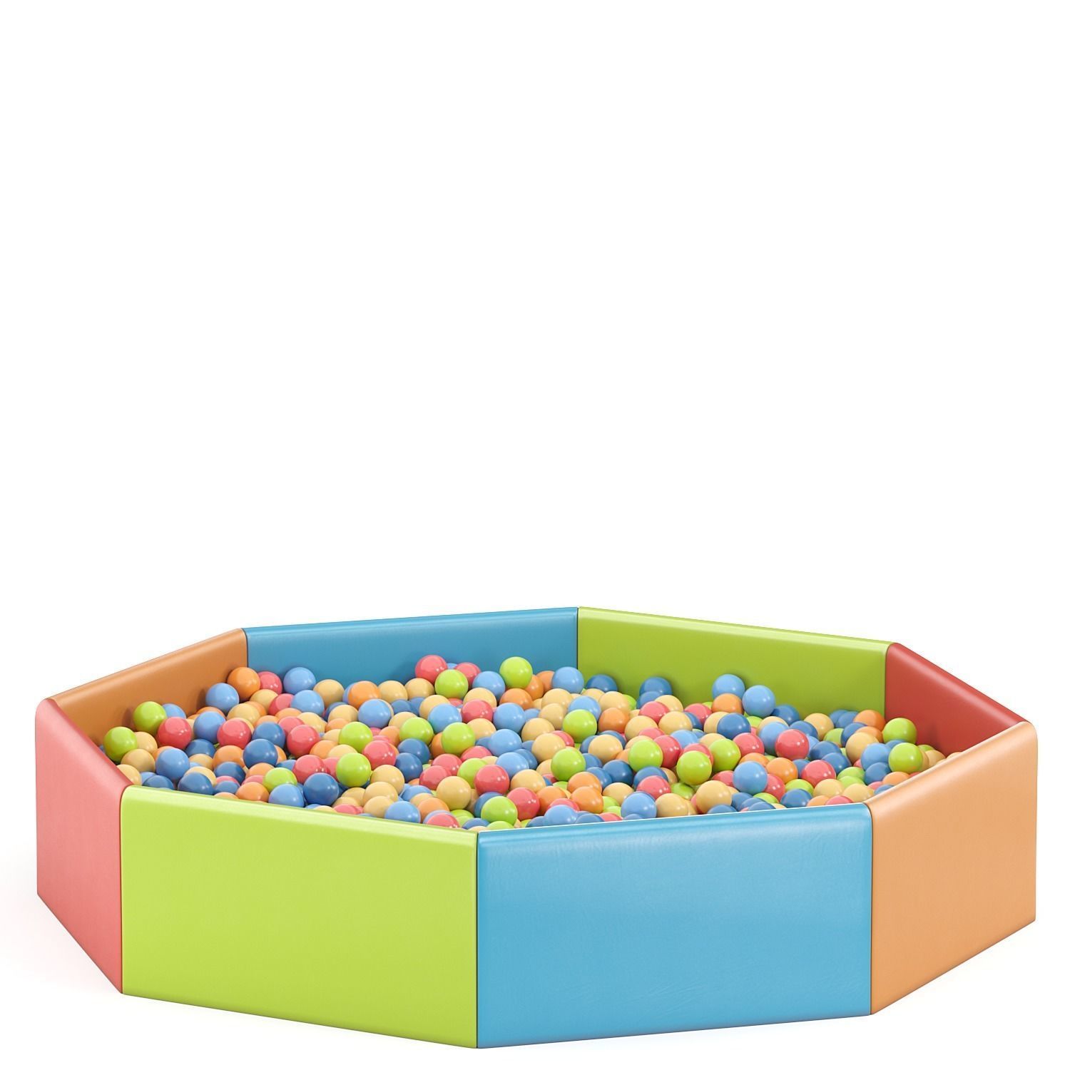 Dry ball pool 3D model | CGTrader