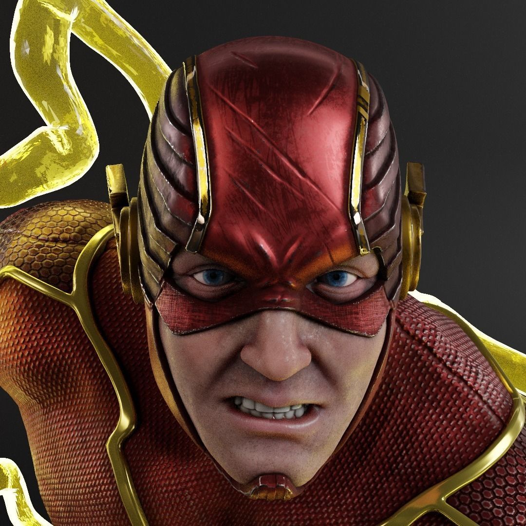 FANART THE FLASH 3D model 3D printable | CGTrader