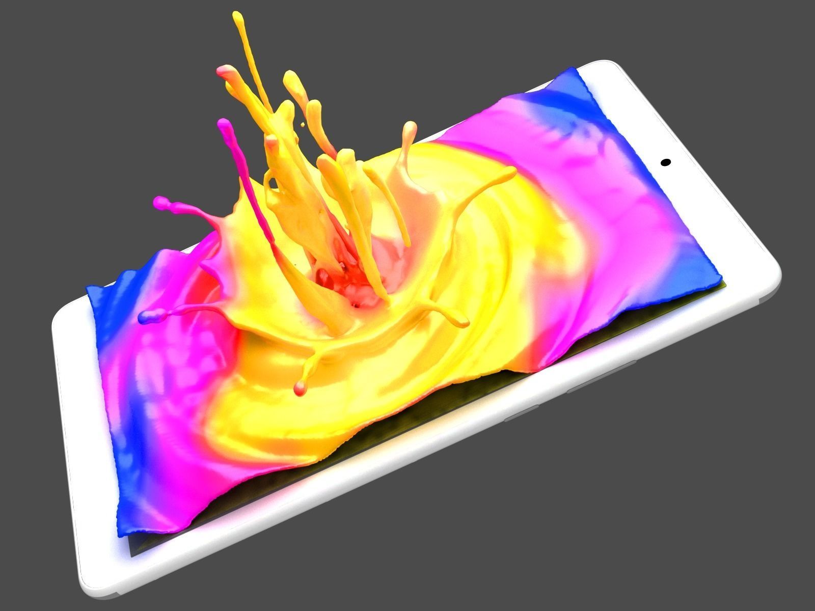 water splash water drop 3D model | CGTrader