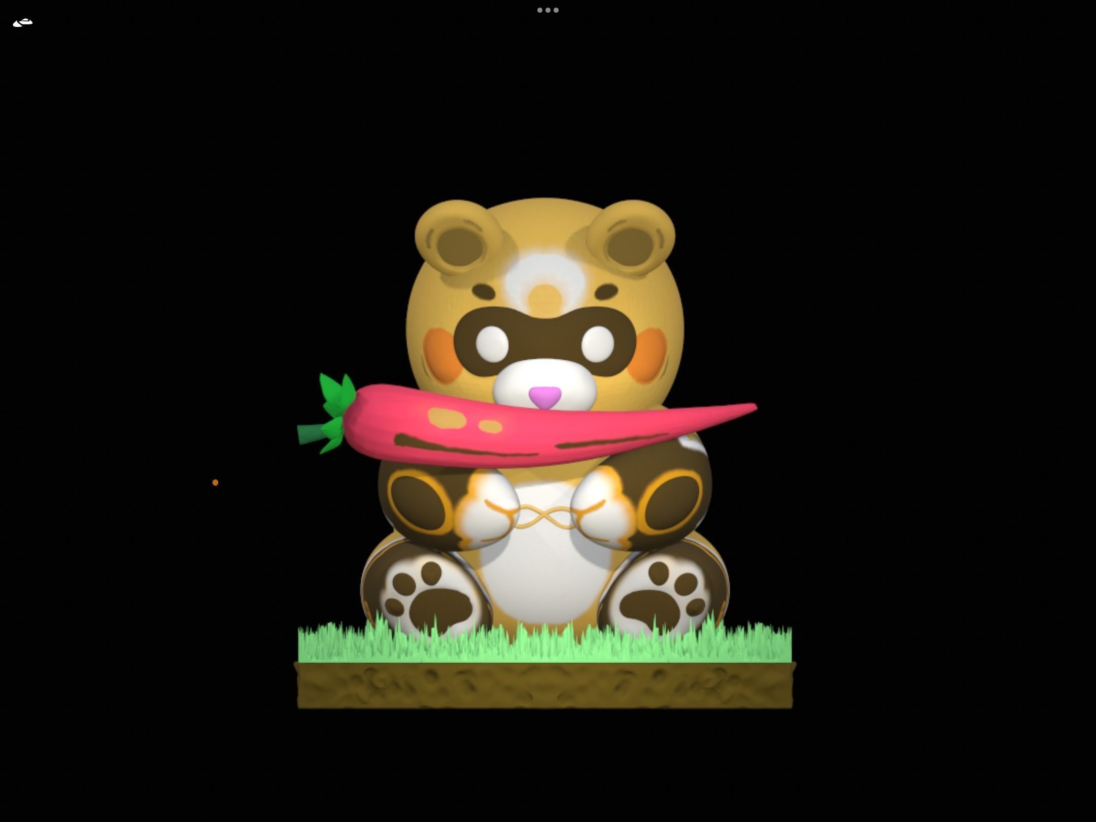 Guoba free 3D model | CGTrader