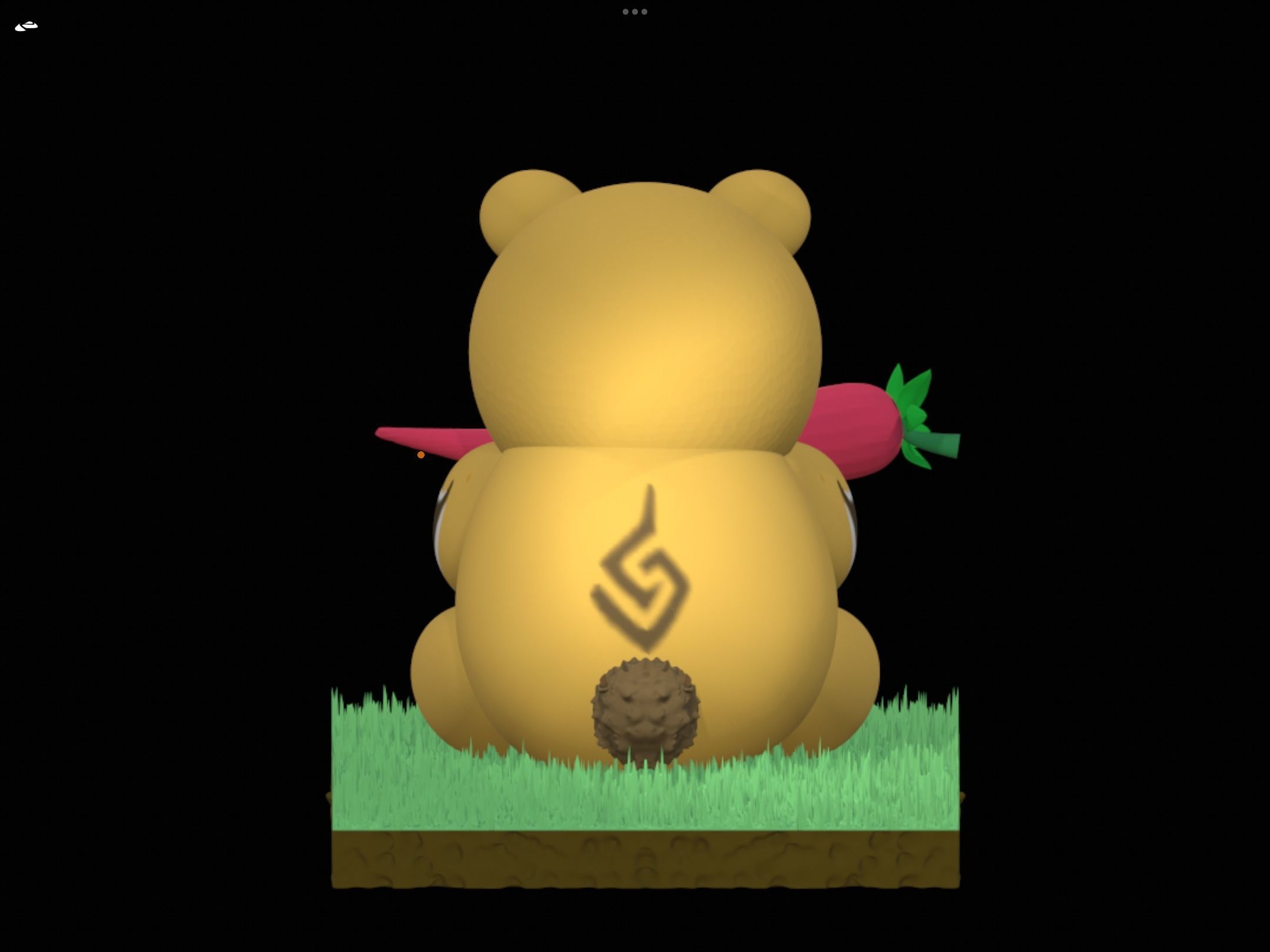 Guoba free 3D model | CGTrader