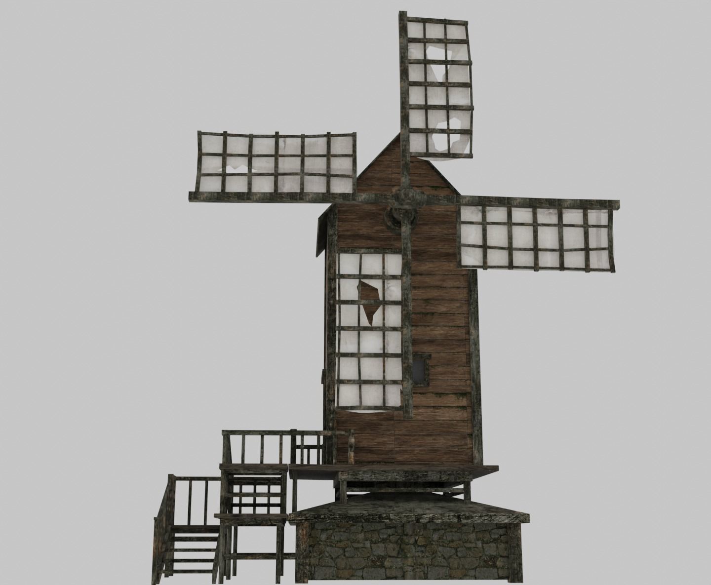 3D model Windmill Game Asset VR / AR / low-poly | CGTrader