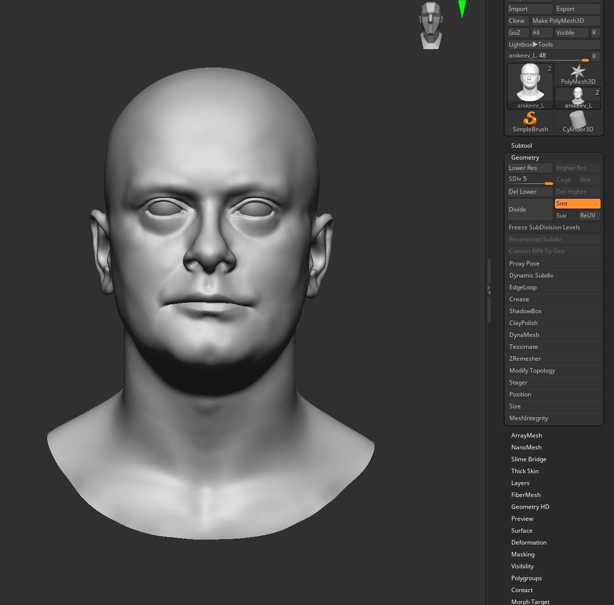 Scan realistic Male head 3D model | CGTrader