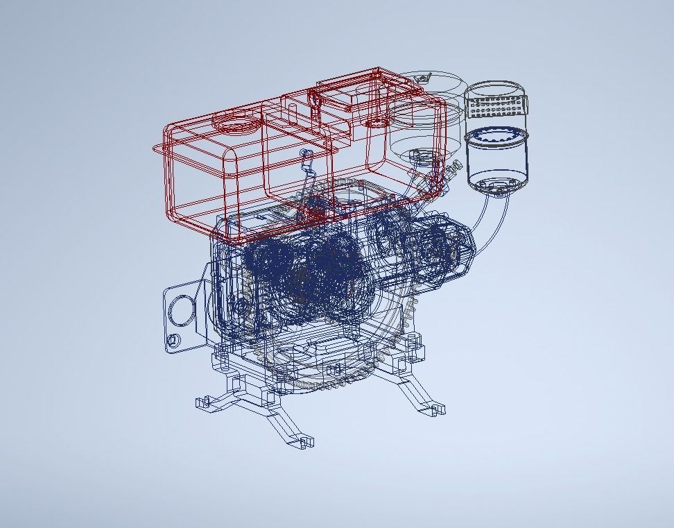 DIESEL ENGINE MACHINE DONGFENG 3D model | CGTrader