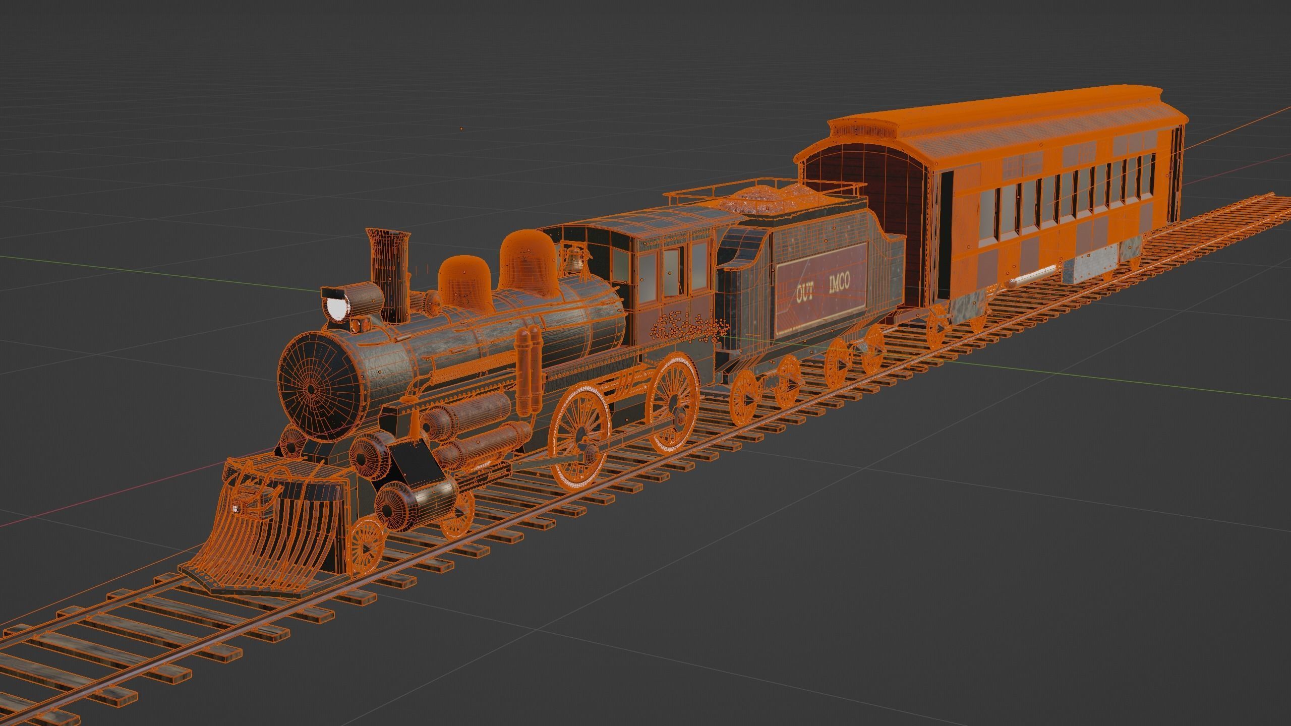 Train 3D Model 3D model | CGTrader