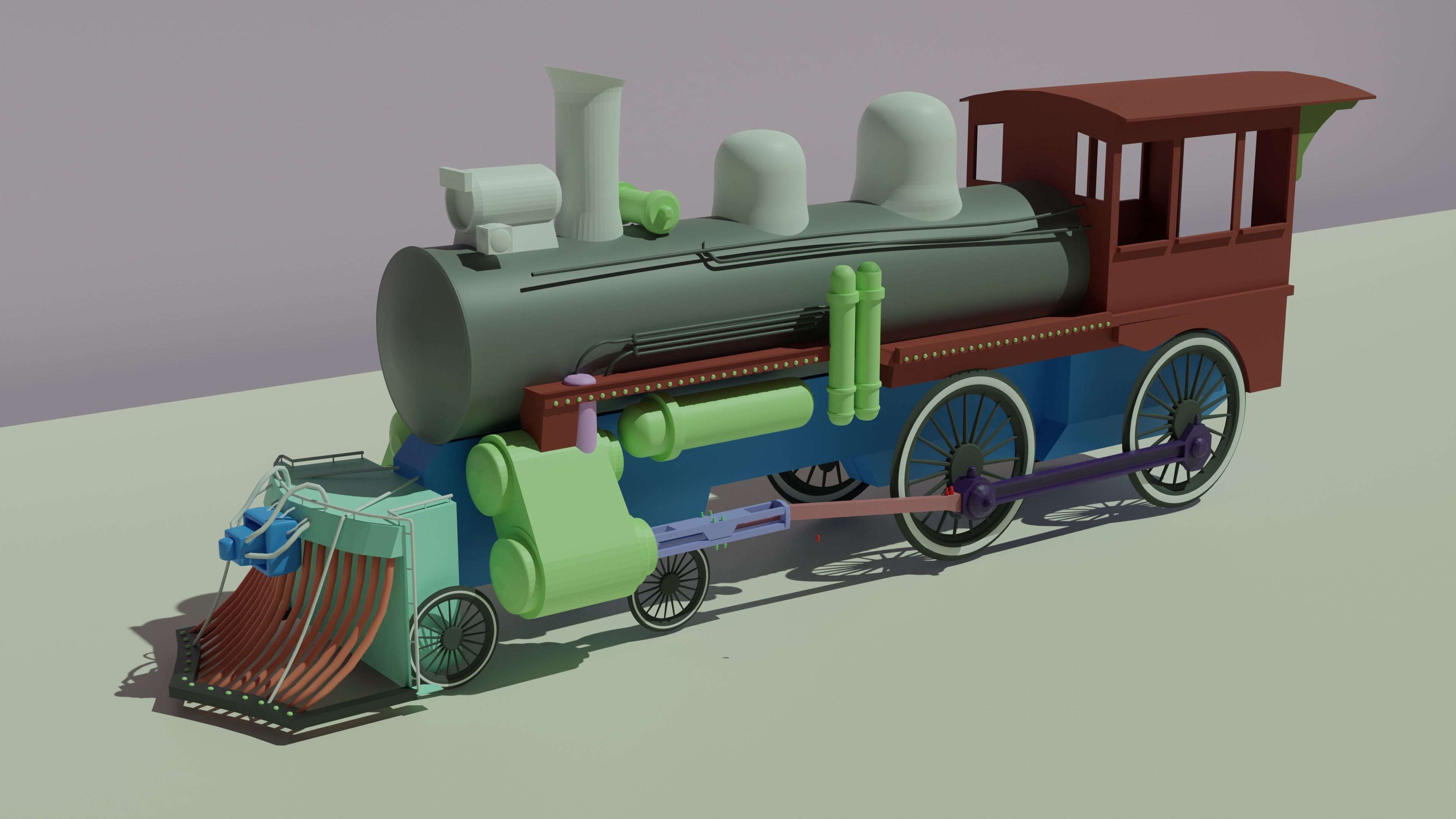 Train 3D Model 3D model | CGTrader