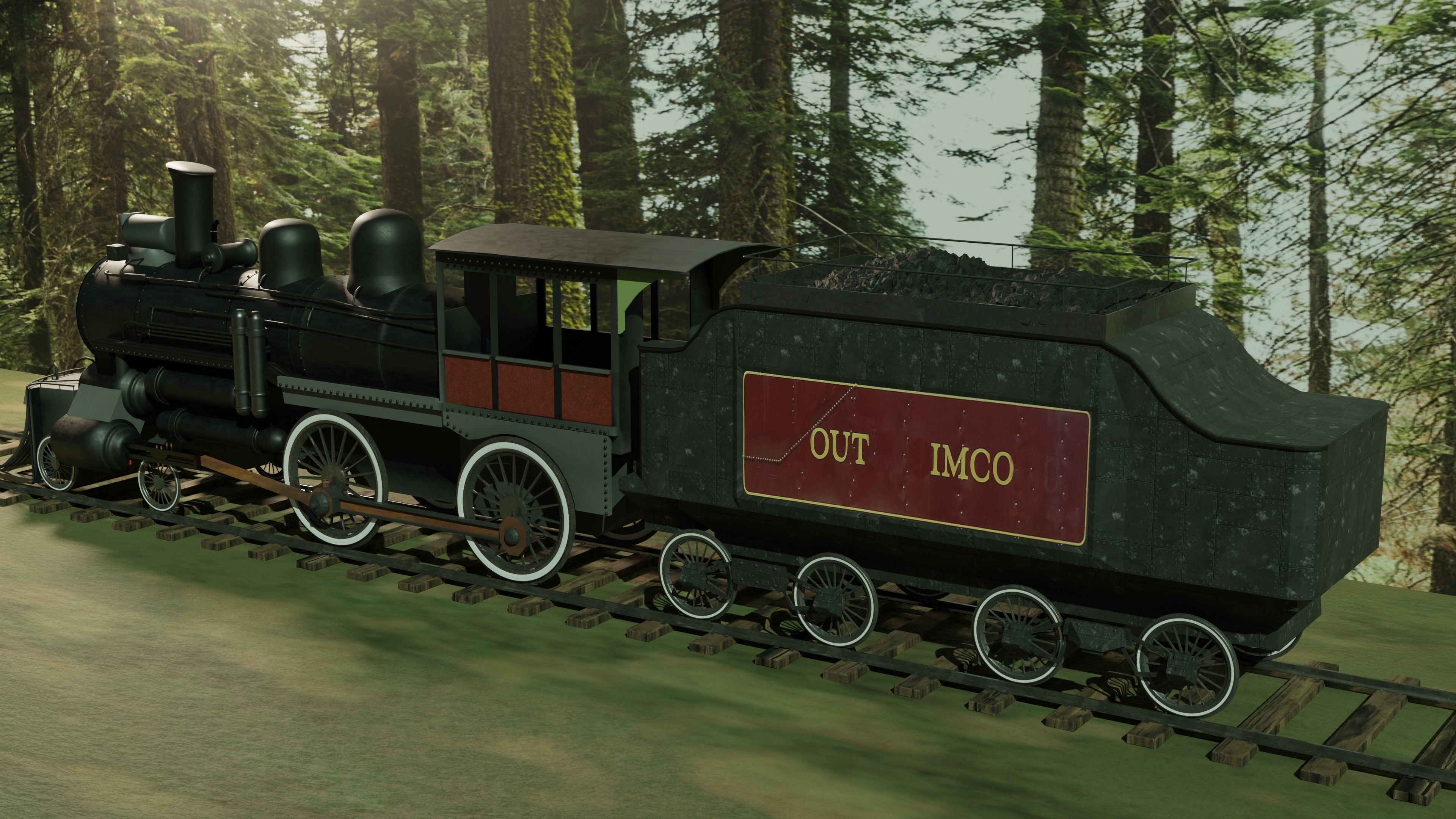 Train 3D Model 3D model | CGTrader