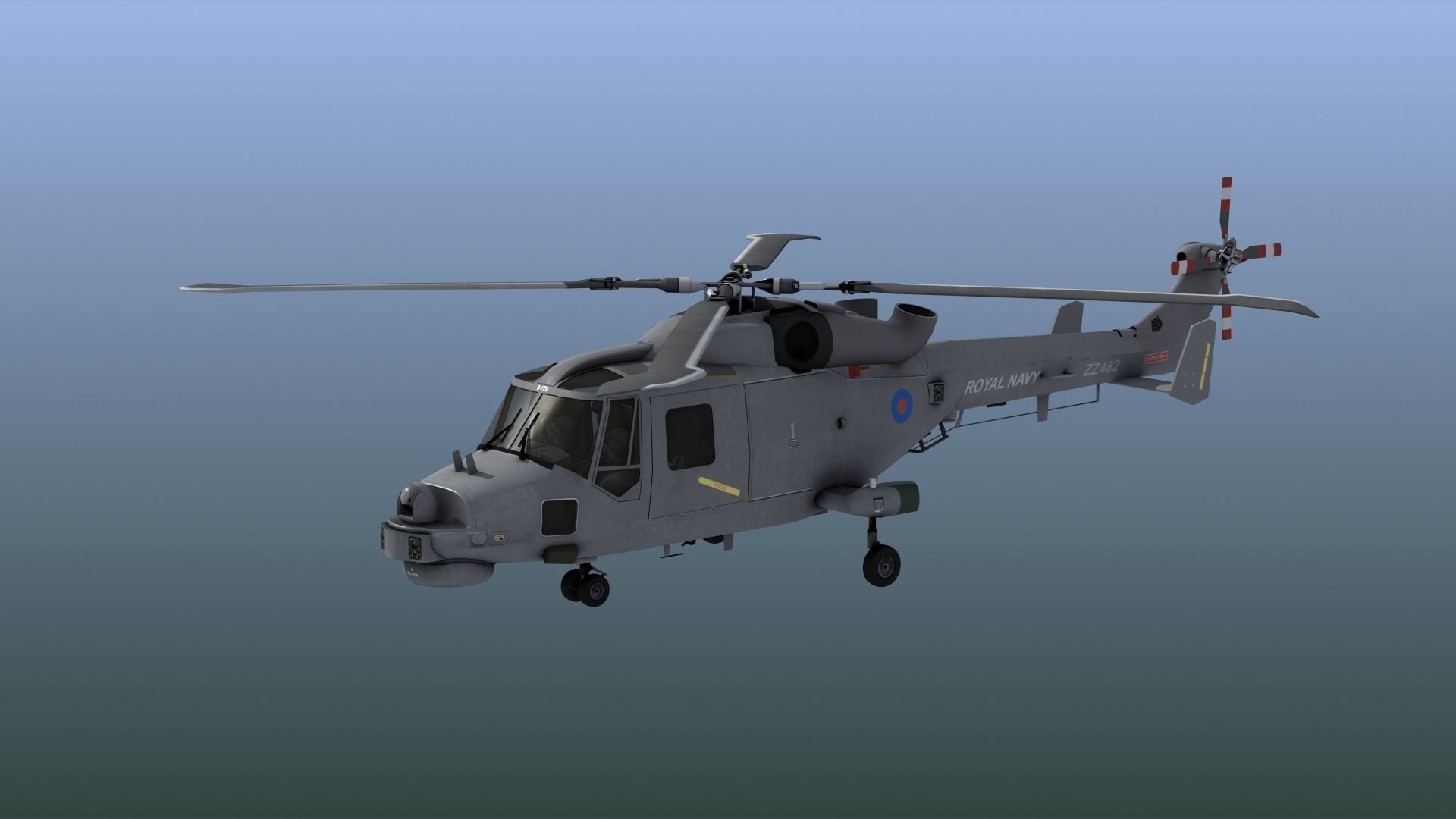 AW159 Navy Wildcat Helicopter 3D model | CGTrader