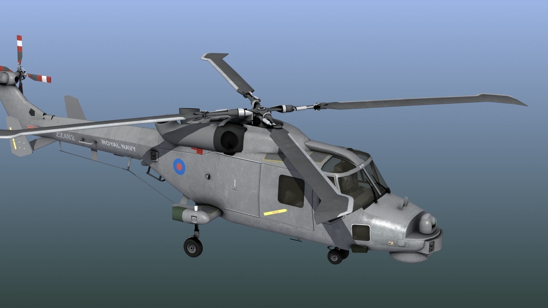 AW159 Navy Wildcat Helicopter 3D model | CGTrader