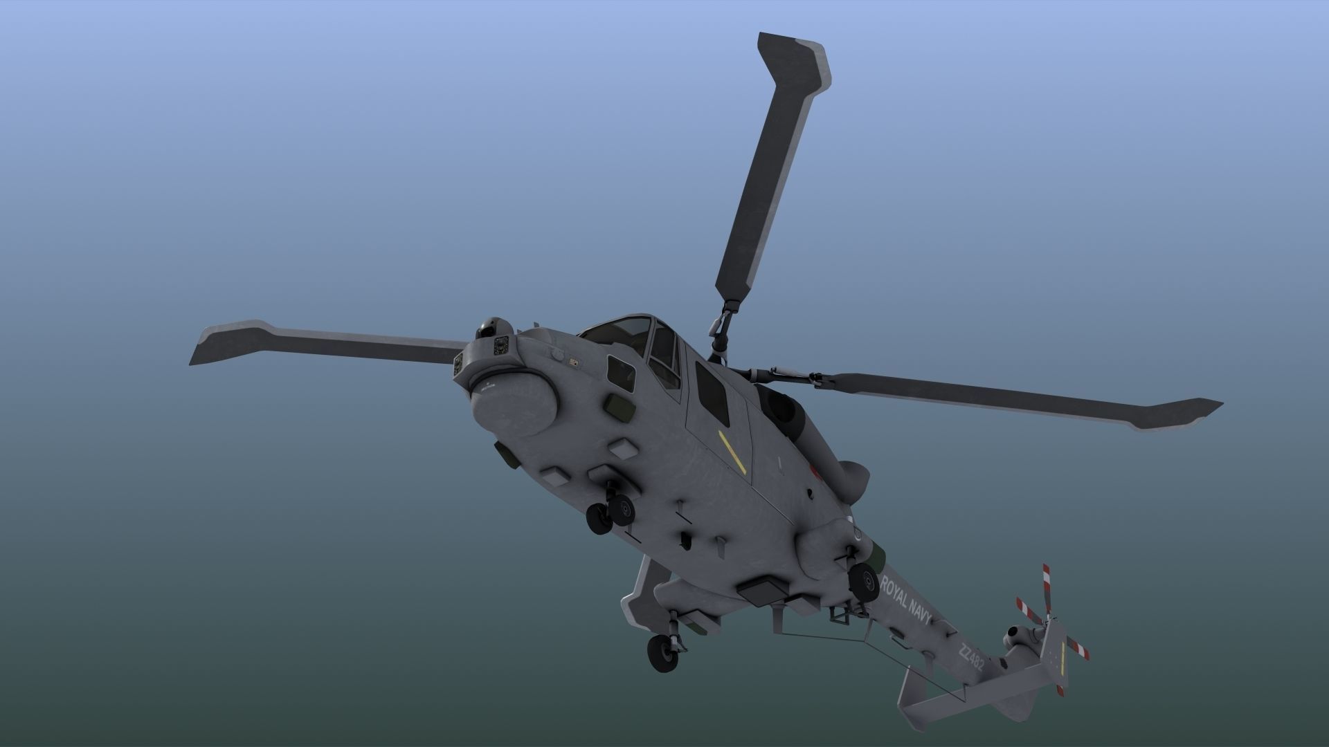 AW159 Navy Wildcat Helicopter 3D model | CGTrader