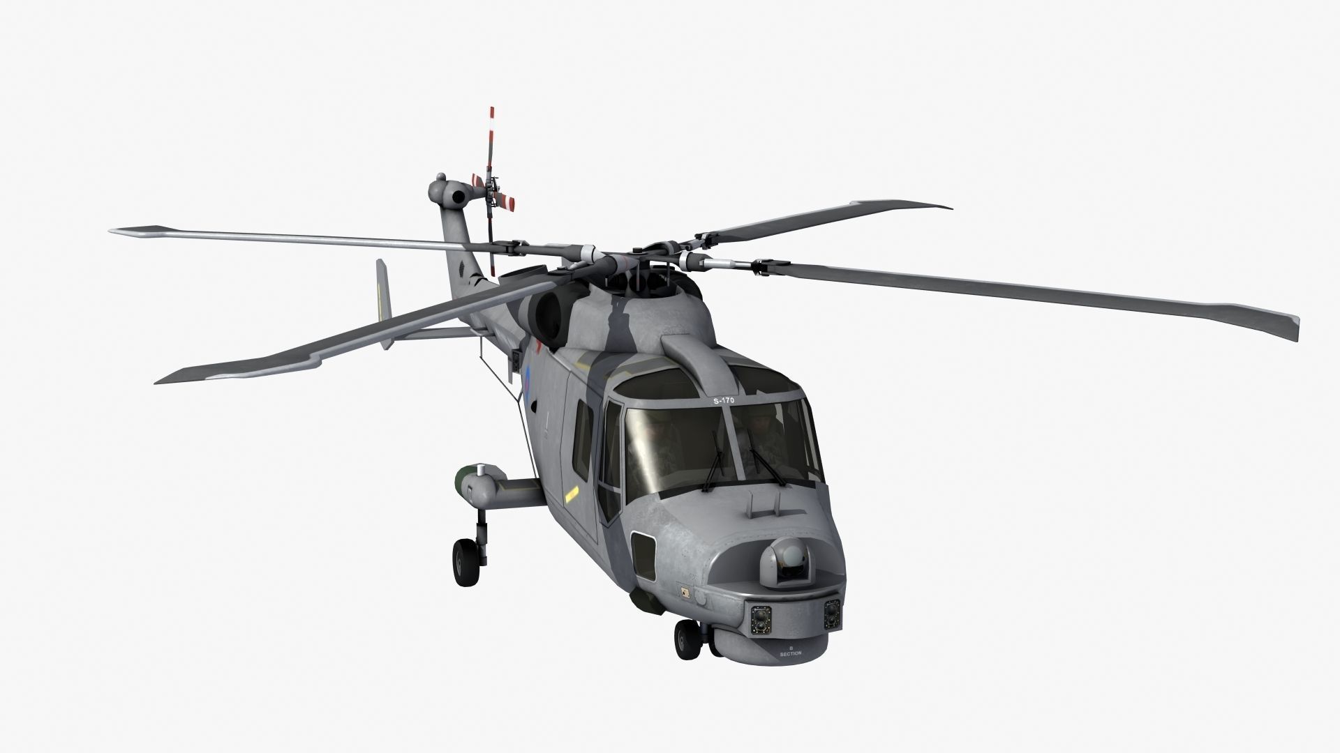 AW159 Navy Wildcat Helicopter 3D model | CGTrader