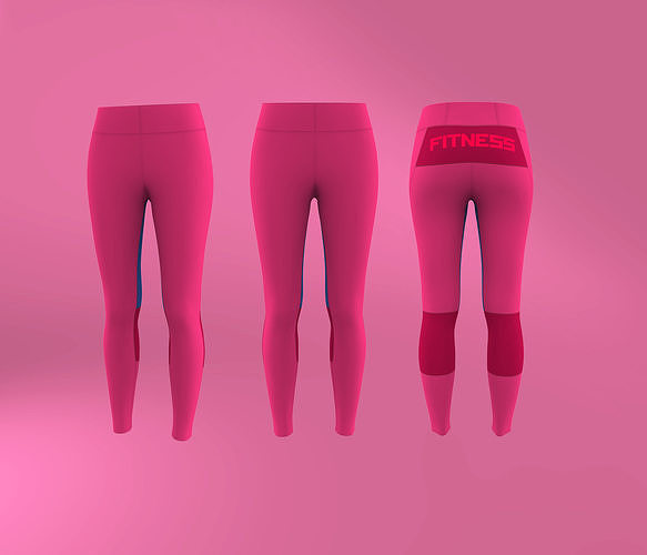 3D model Women Fitness Leggings VR / AR / low-poly | CGTrader