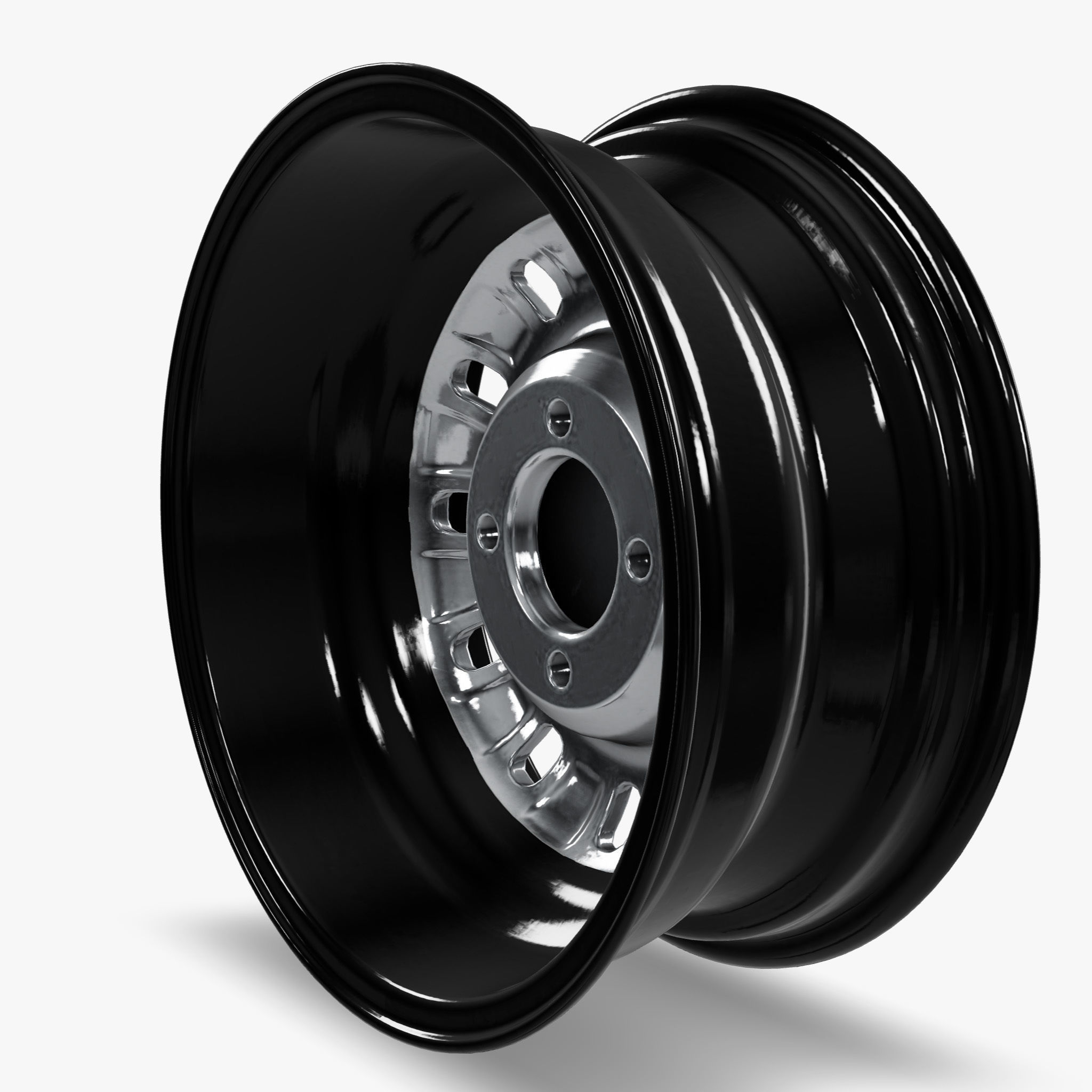 3D model Wheel Vintiques Styled Steel Wheel Original Style VR / AR ...