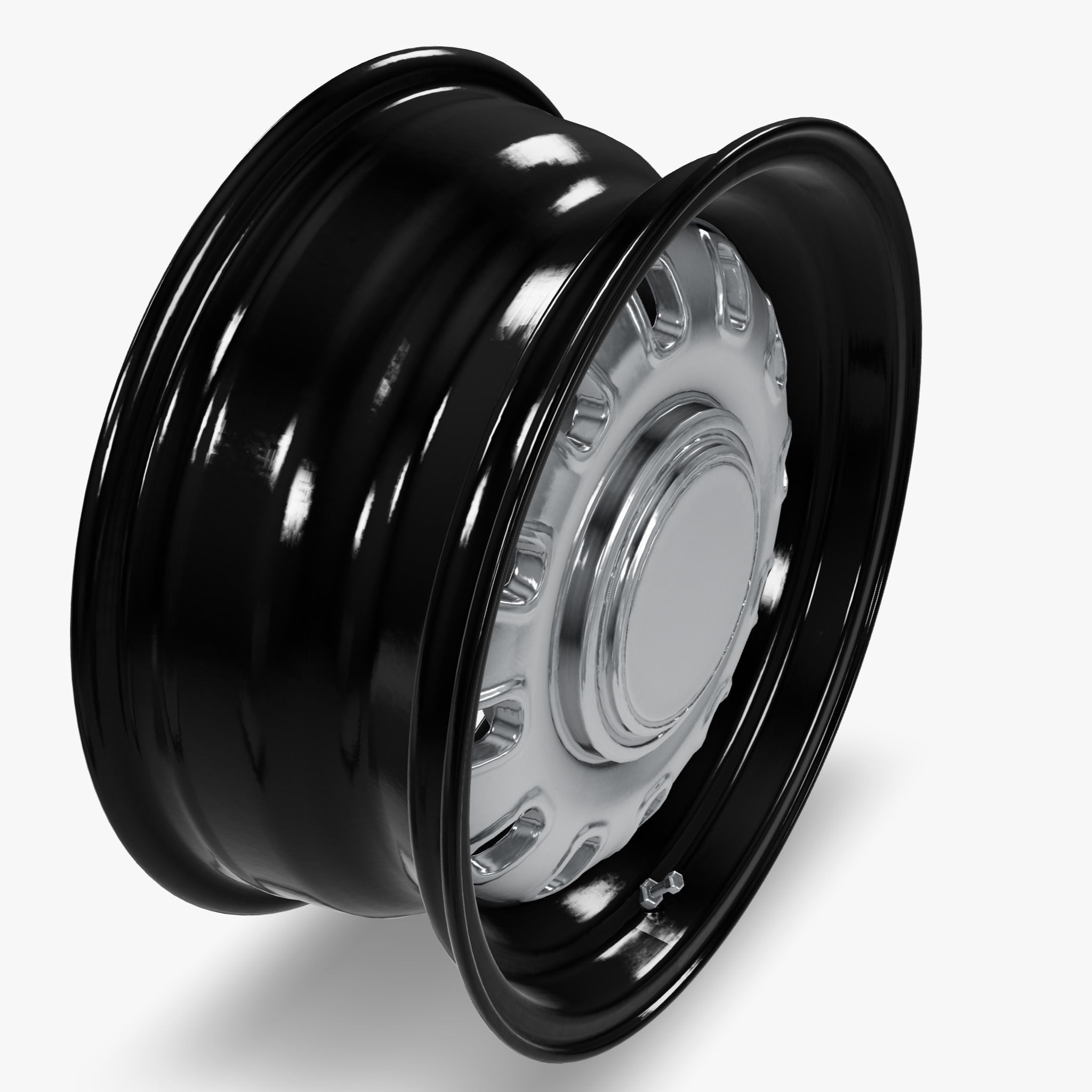 3D model Wheel Vintiques Styled Steel Wheel Original Style VR / AR ...