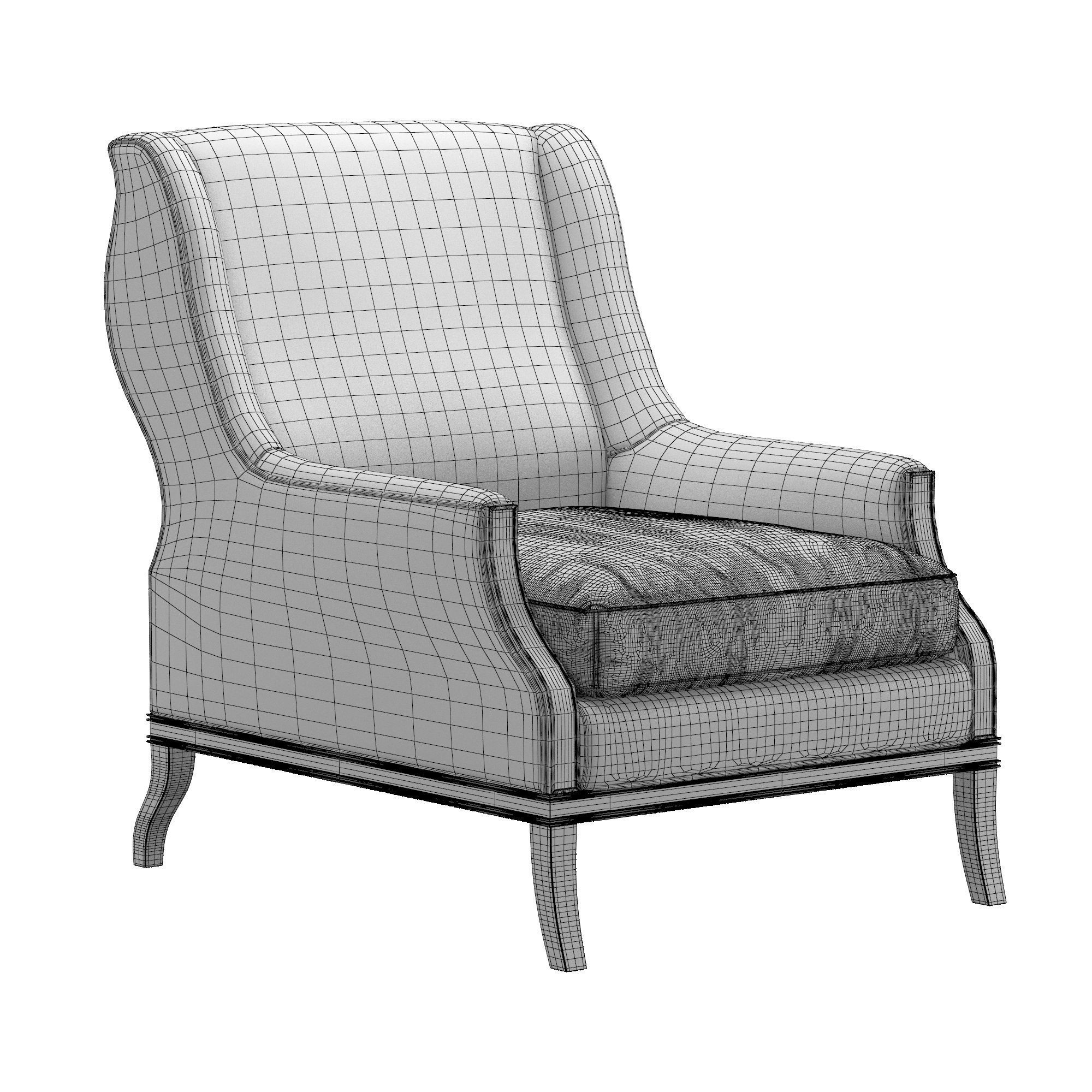 BRIGHTON LOUNGE CHAIR 3D model | CGTrader