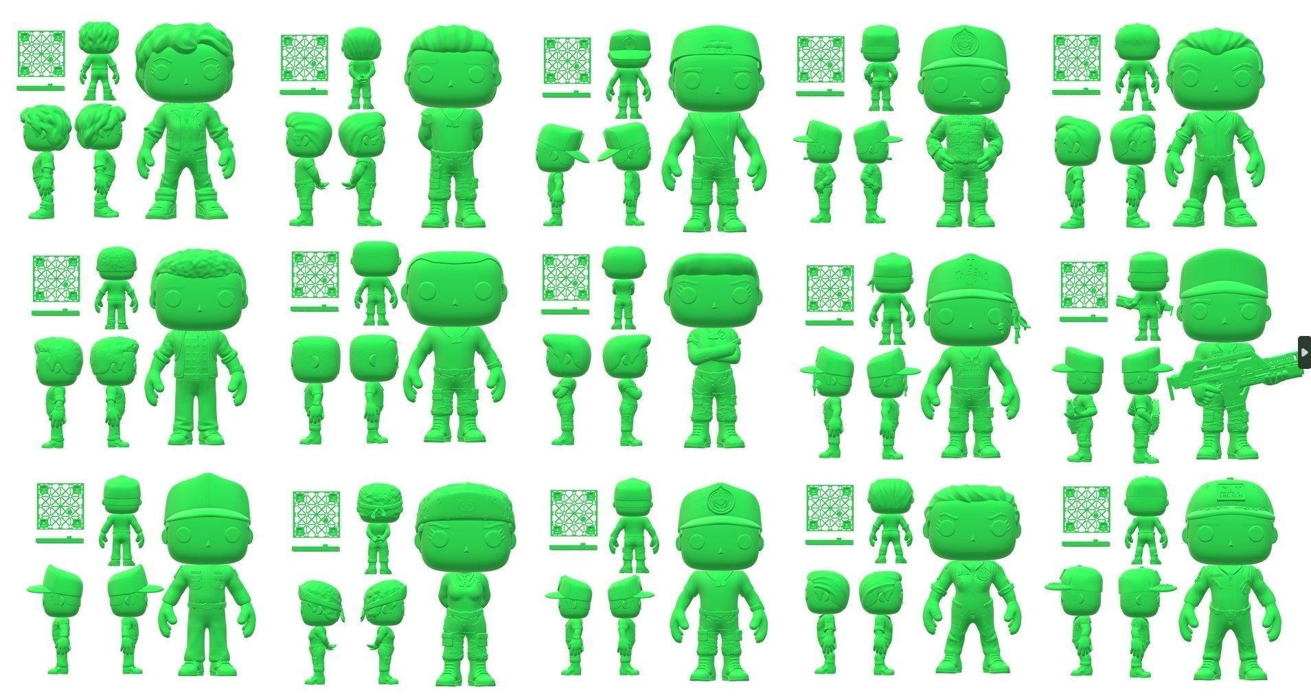 3D Print Model All Funko briefing Aliens Colonial Marine USCM 3D model ...
