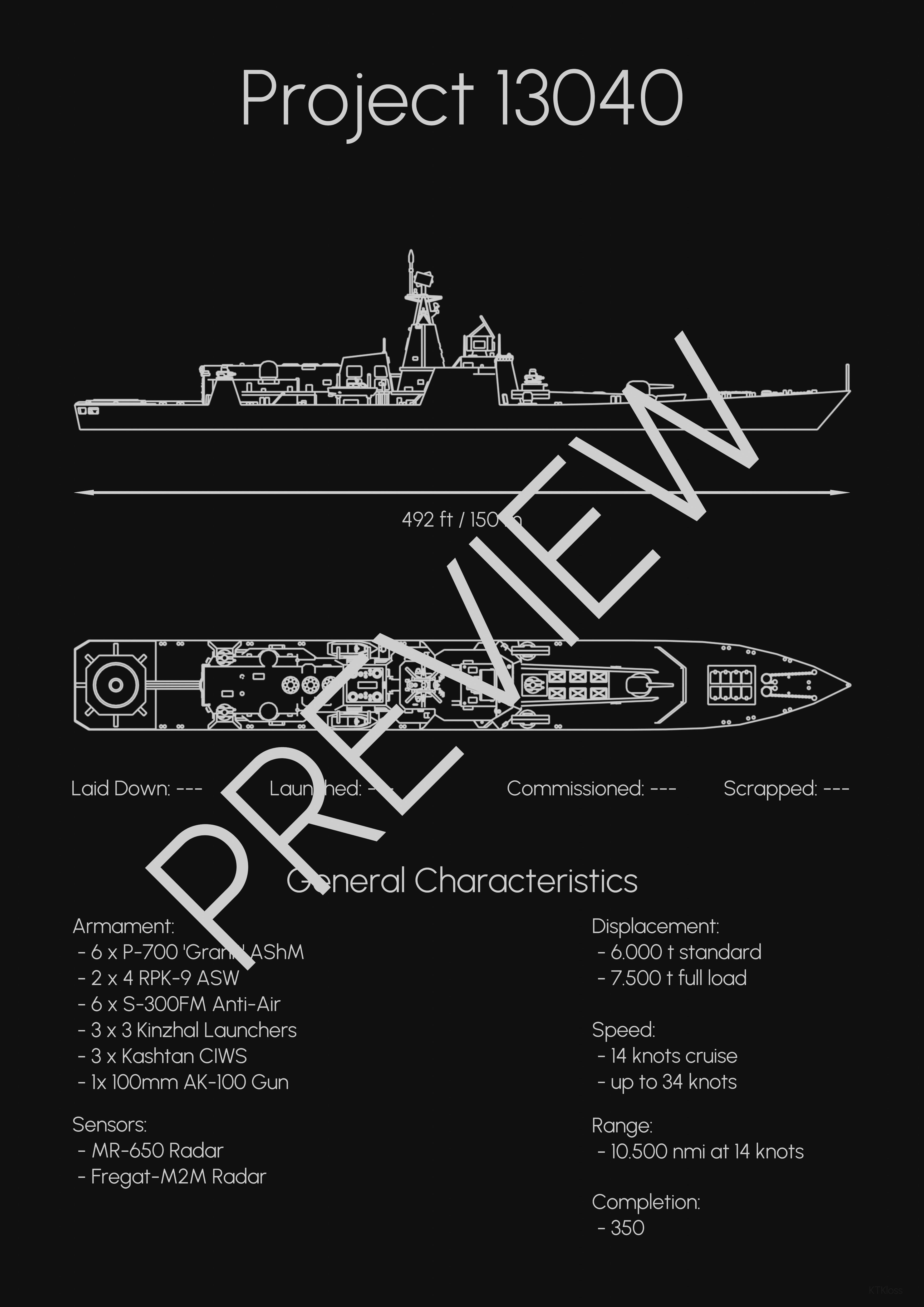 Project 13040 - Model for small scale printing 3D model 3D printable ...