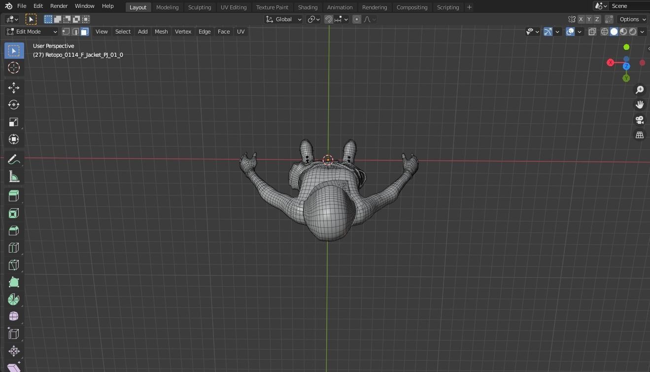 3D model Daemon Girl Base Mesh VR / AR / low-poly | CGTrader
